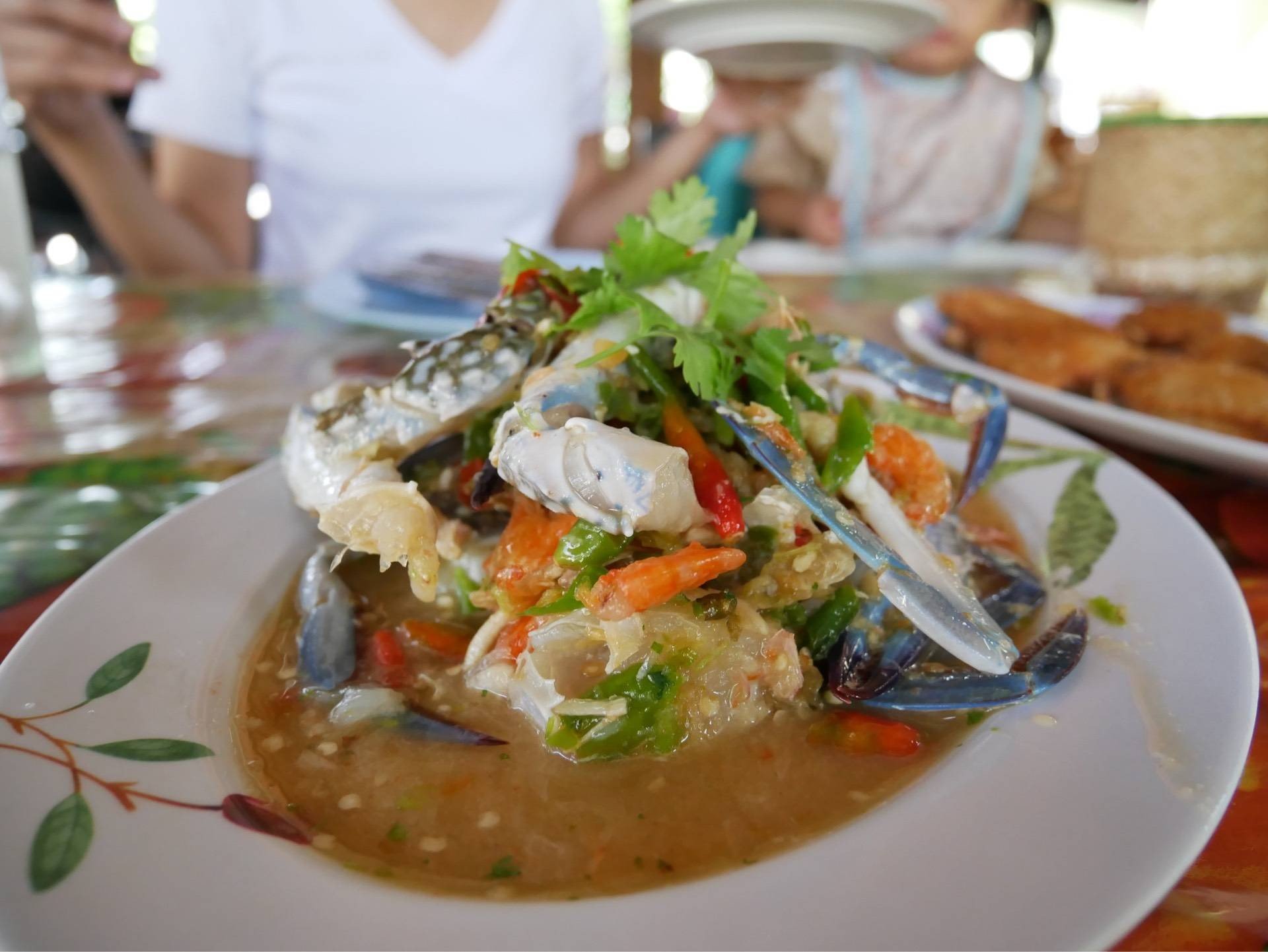 ยำปูม้า • ปูสดมากกก ยำแซ่บเวอร์ เด็ดค่ะ ร้าน ส้มตำวันเพ็ญ อินเตอร์