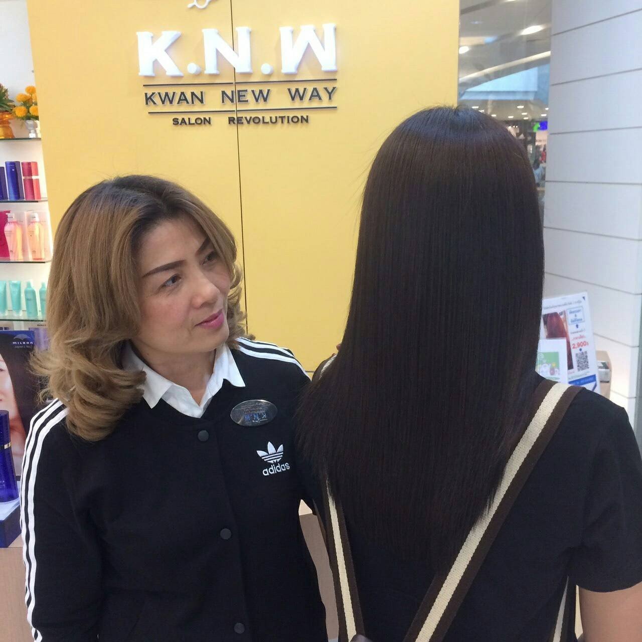 รีวิว K.N.W. Kwan New Way เซ็นทรัลแจ้งวัฒนะ ชั้น3 - ชอบร้านนี้ค่ะ ตัดผม ...