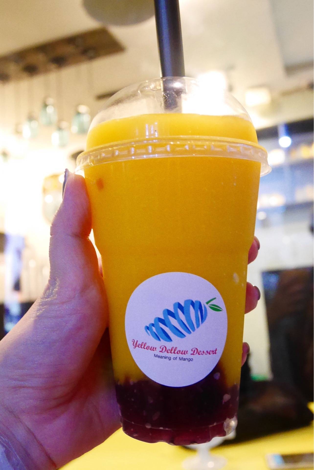 รีวิว Yellow Dellow Dessert Siam Square - น้ำผลไม้ปั่น อร่อย ถูก @ สยาม ...