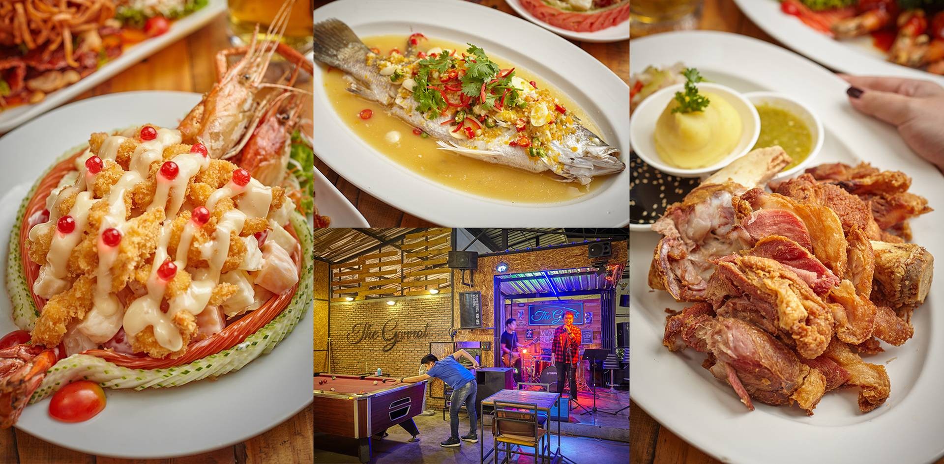The Garret Grill Bar & Restaurant - สั่งอาหารเดลิเวอรี | Wongnai x LINE MAN