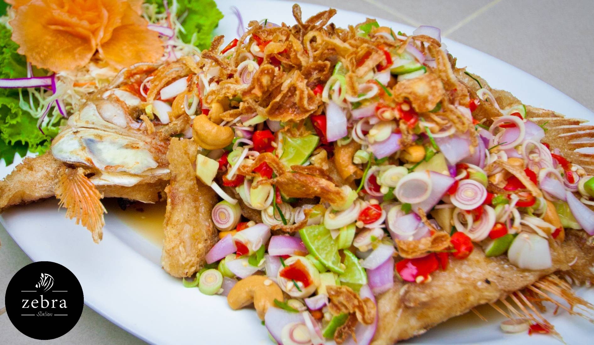 รีวิว Zebra Station - ร้านอาหารไทย จีน ซีฟู้ด และค่าเฟ่
