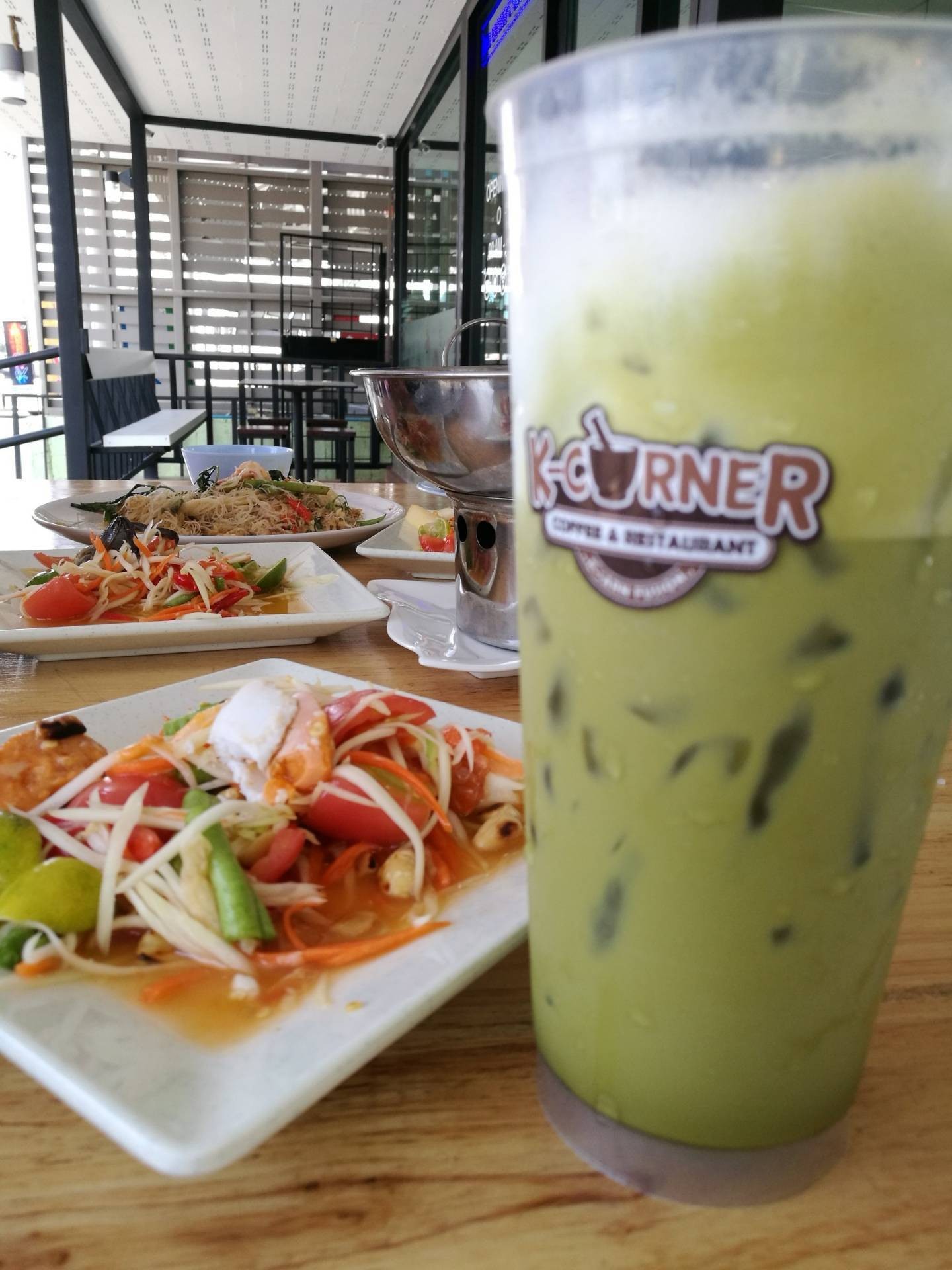 รีวิว K-corner - กาแฟอร่อย ส้มตำก้ออร่อย ชอบ - Wongnai