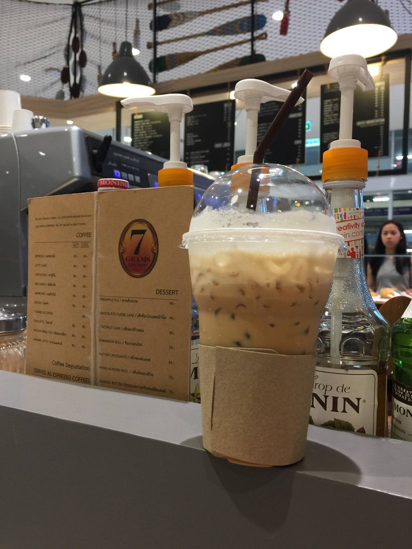 รีวิว 7 Grams Coffee หัวหิน 102 - กาแฟแรงเข้ม