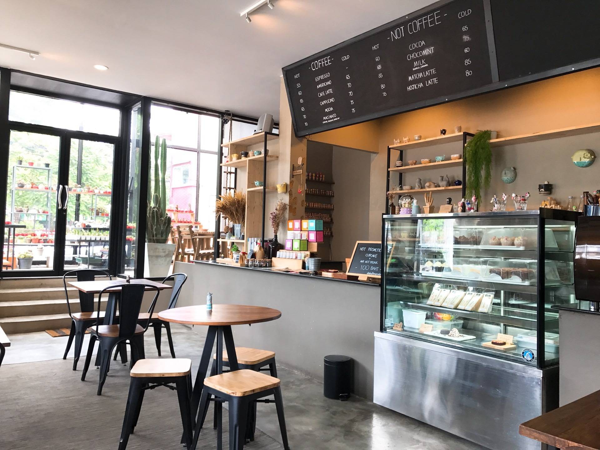 รีวิว Same cafe by Cactus & Cup cafe - ร้านกาแฟ ในบรรยากาศสวนตะบองเพชร