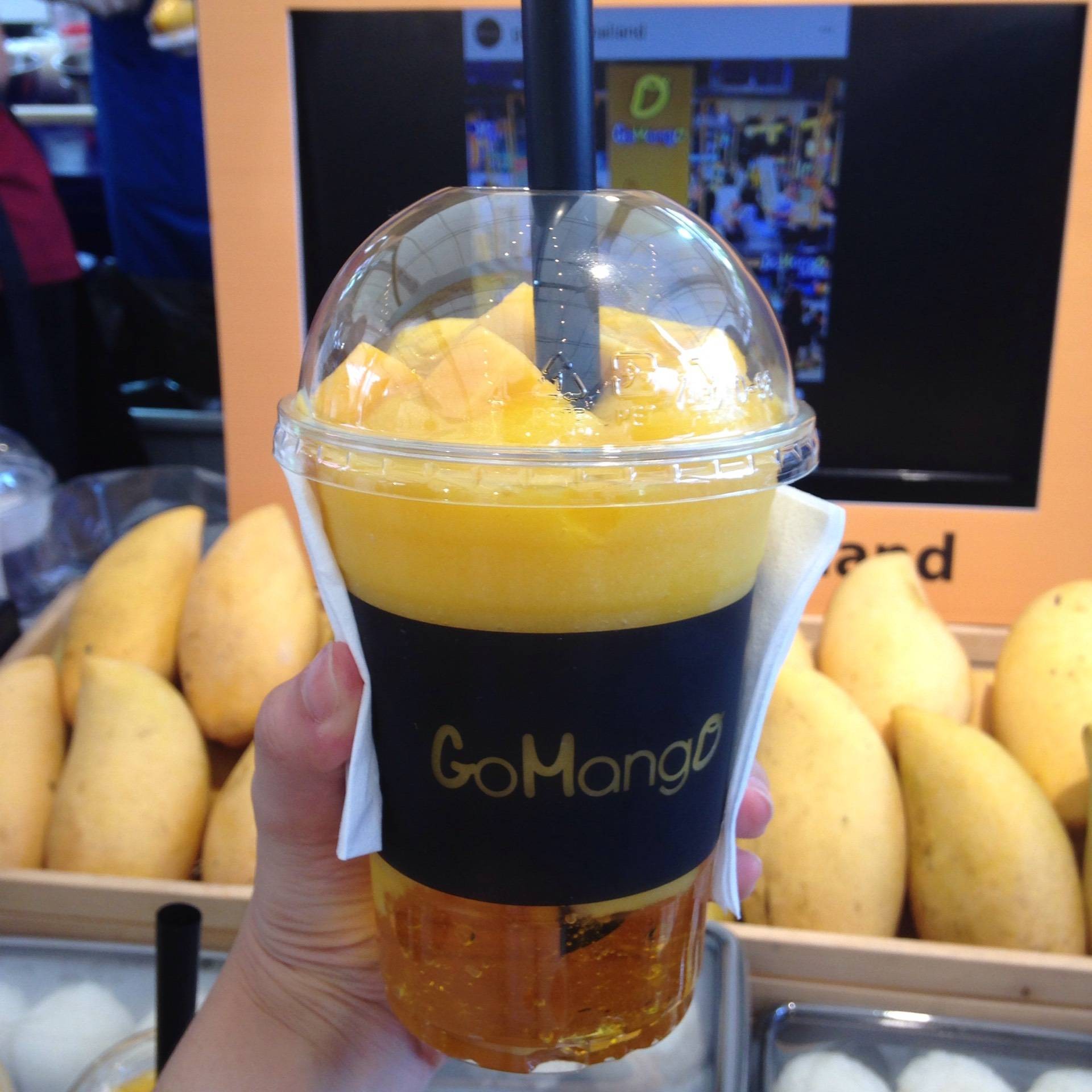 รีวิว GoMango เซ็นทรัลพลาซา แจ้งวัฒนะ - มะม่วงแท้ๆ รสชาติไม่หวานมาก ...
