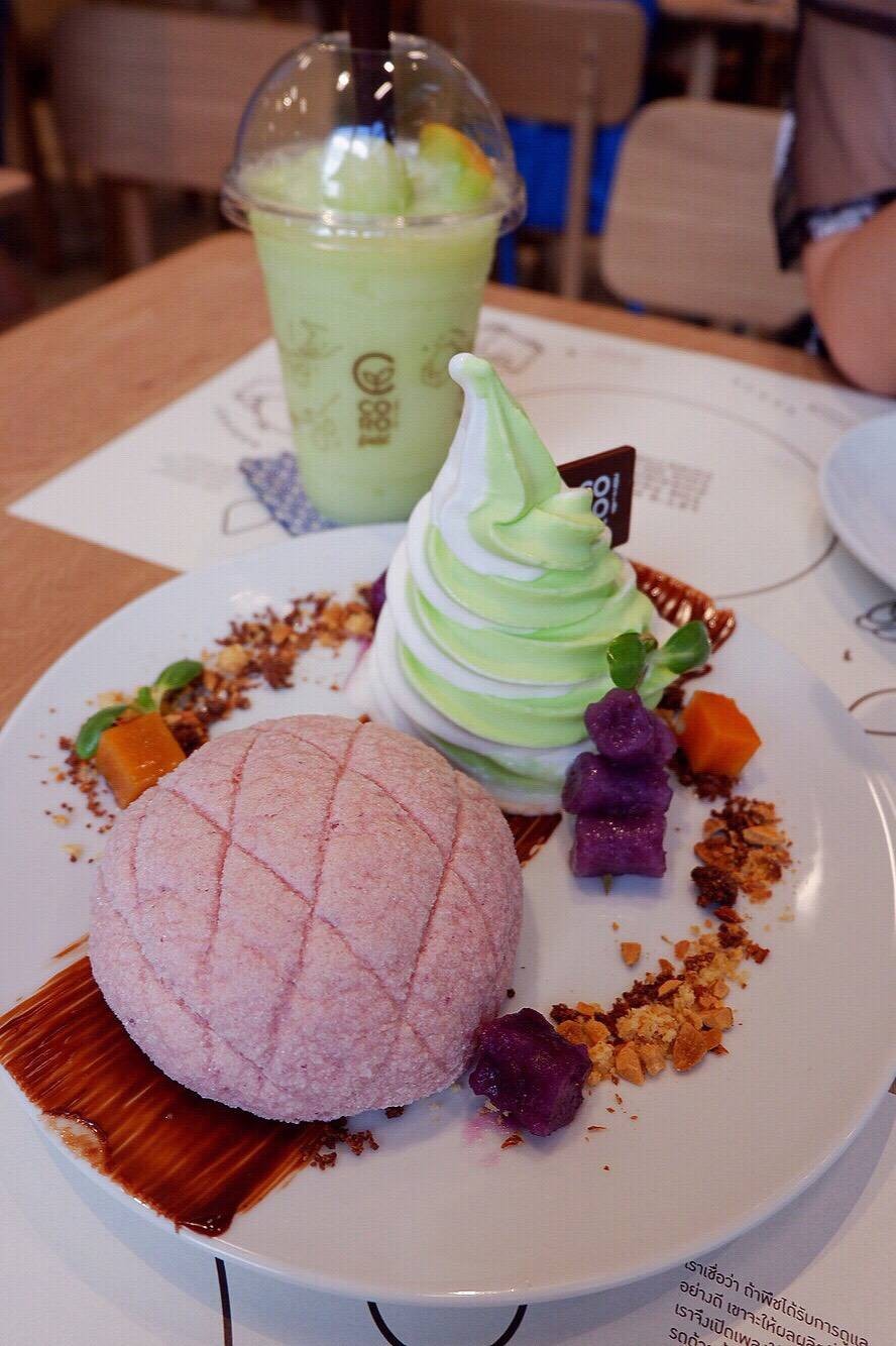 รีวิว CORO Field Cafe เอสพลานาด รัชดา - เป็นสาวกมันม่วงและเมล่อน เลยมาา~