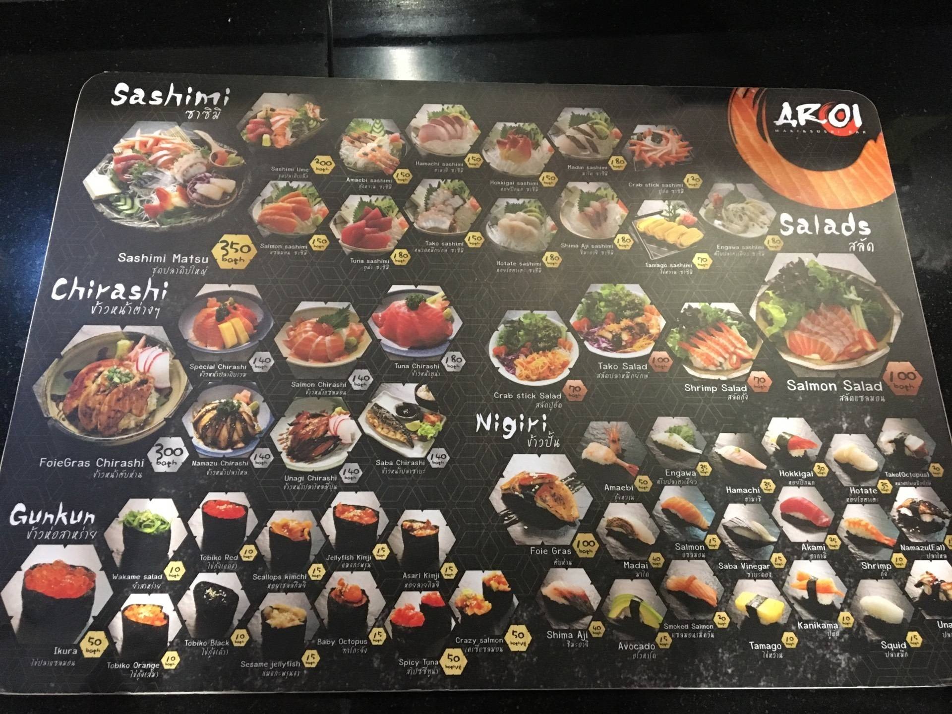 รีวิว Aroi Sushi Market Village - ซูชิราคาถูก!!! จากใจคนกรุงเทพ