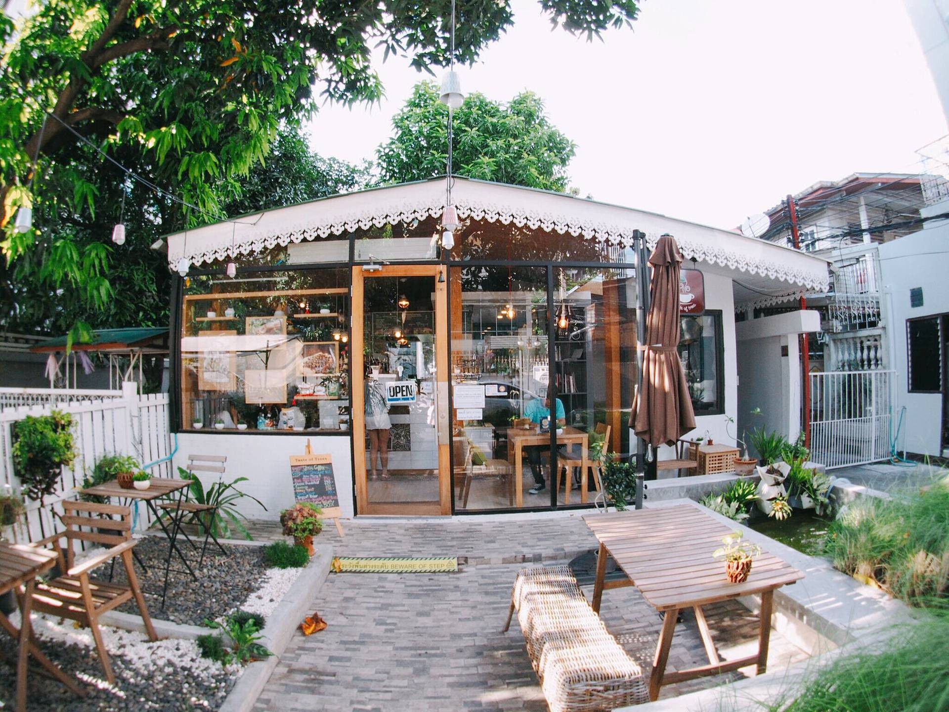 รีวิว Taste of trees BTS วงเวียนใหญ่ - ร้านกาแฟ บรรยากาศดีๆ ติด BTS วง ...