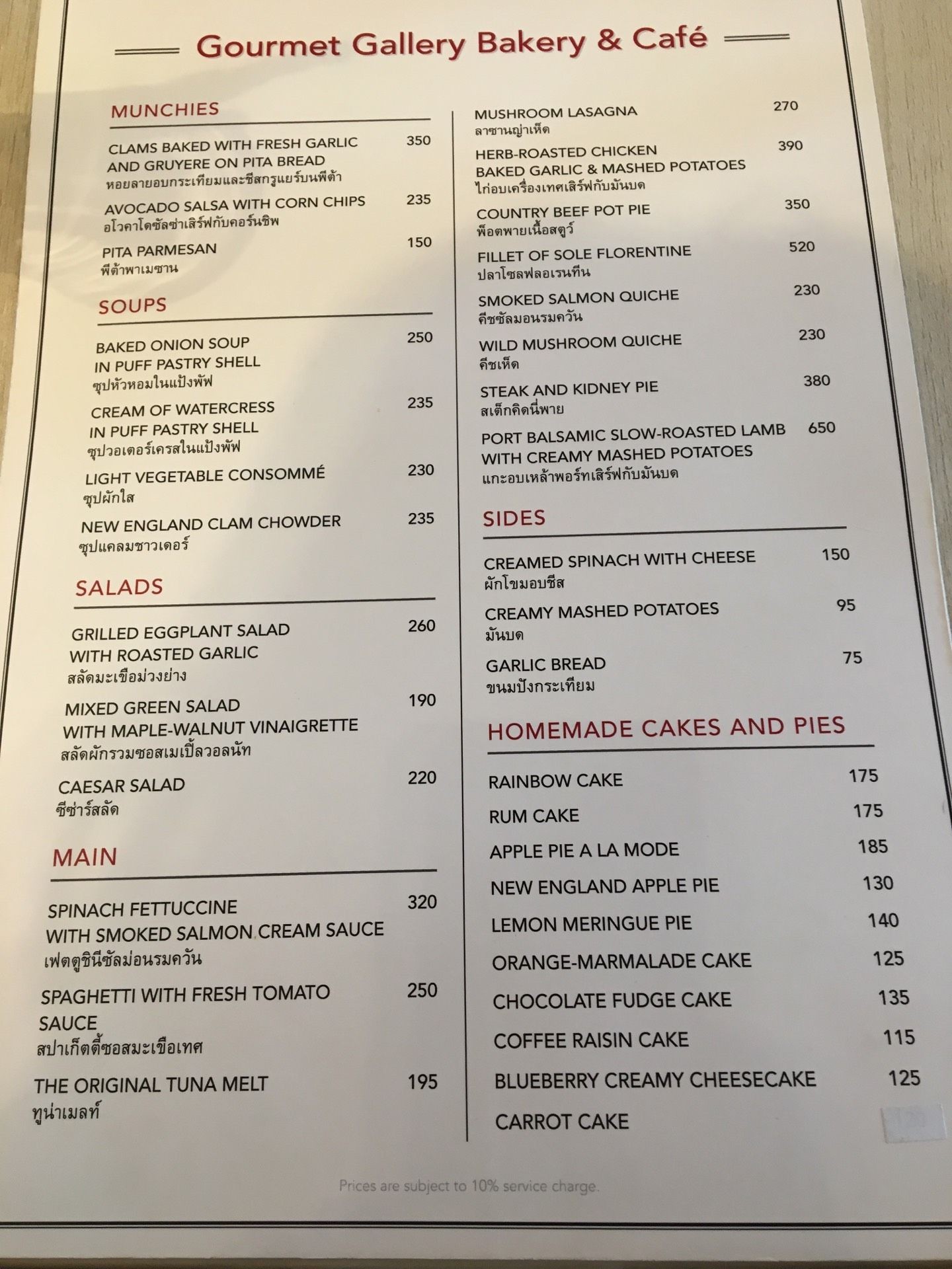 รีวิว Gourmet Gallery - รสชาติดี บริการน่ารัก อบอุ่น