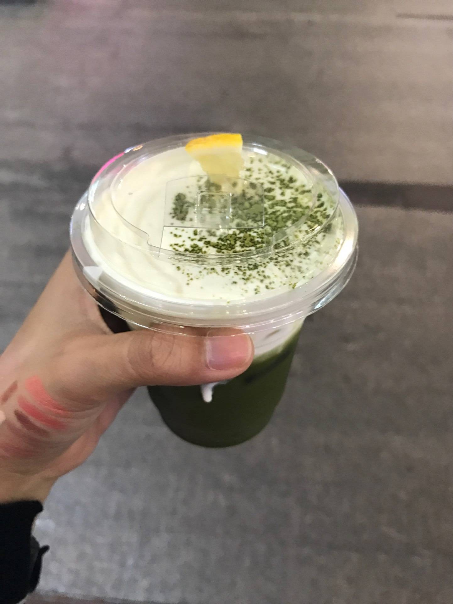 รีวิว Kamu Tea Siam Square One - Kamu Matcha cheese cream - Wongnai