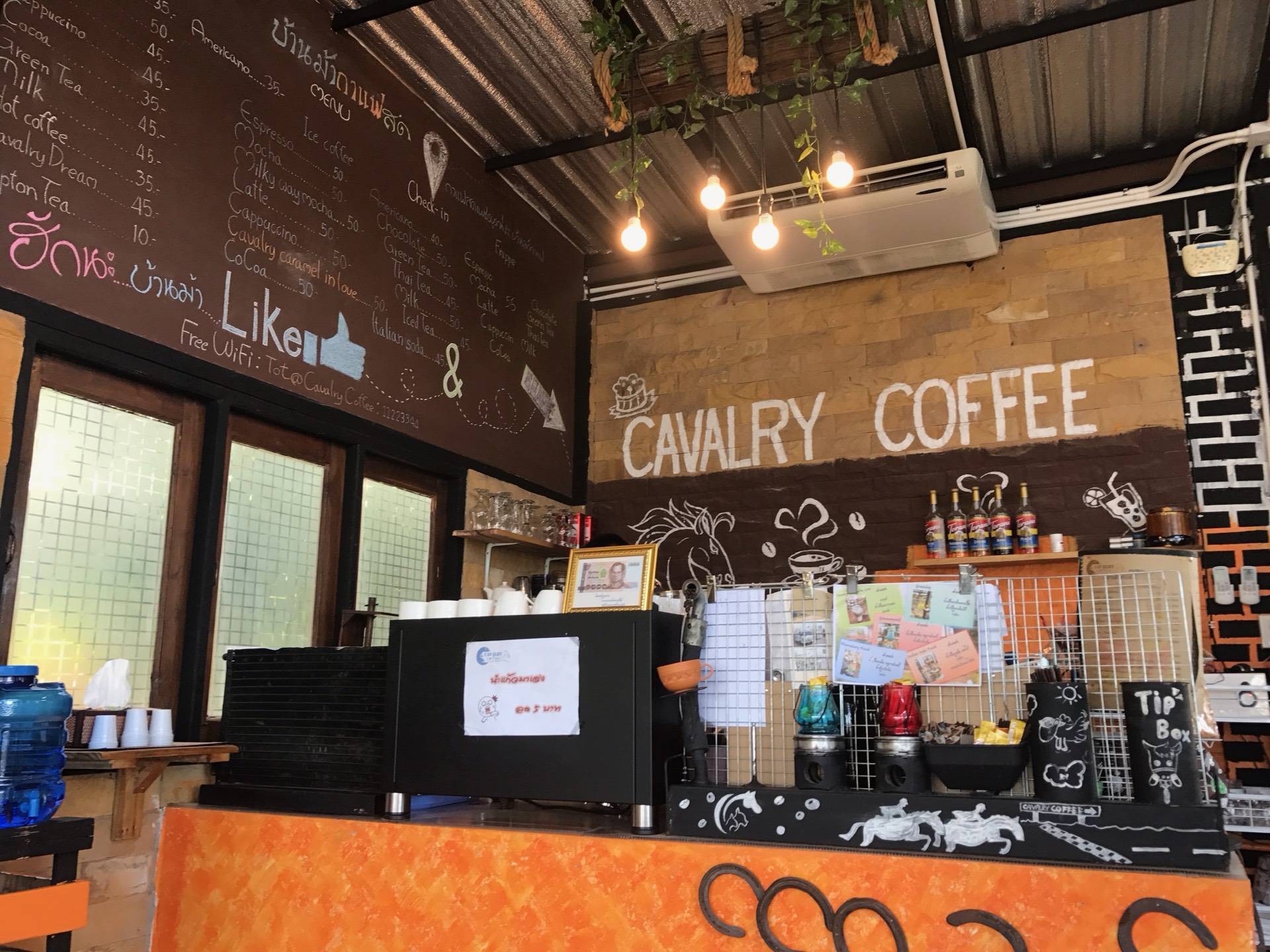 รีวิว Cavalry Coffee @ ค่ายพ่อขุนผาเมือง - ร้านกาแฟรสชาติอร่อย สบายกระเป๋า