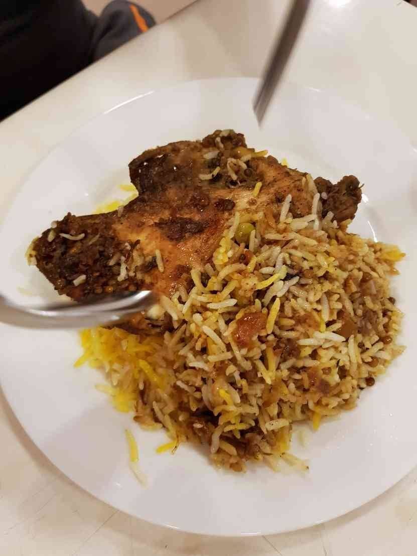 CHICKEN BIRYANI • ข้าวหมกไก่ original ร้าน Nilar Biryani & Cold Drink