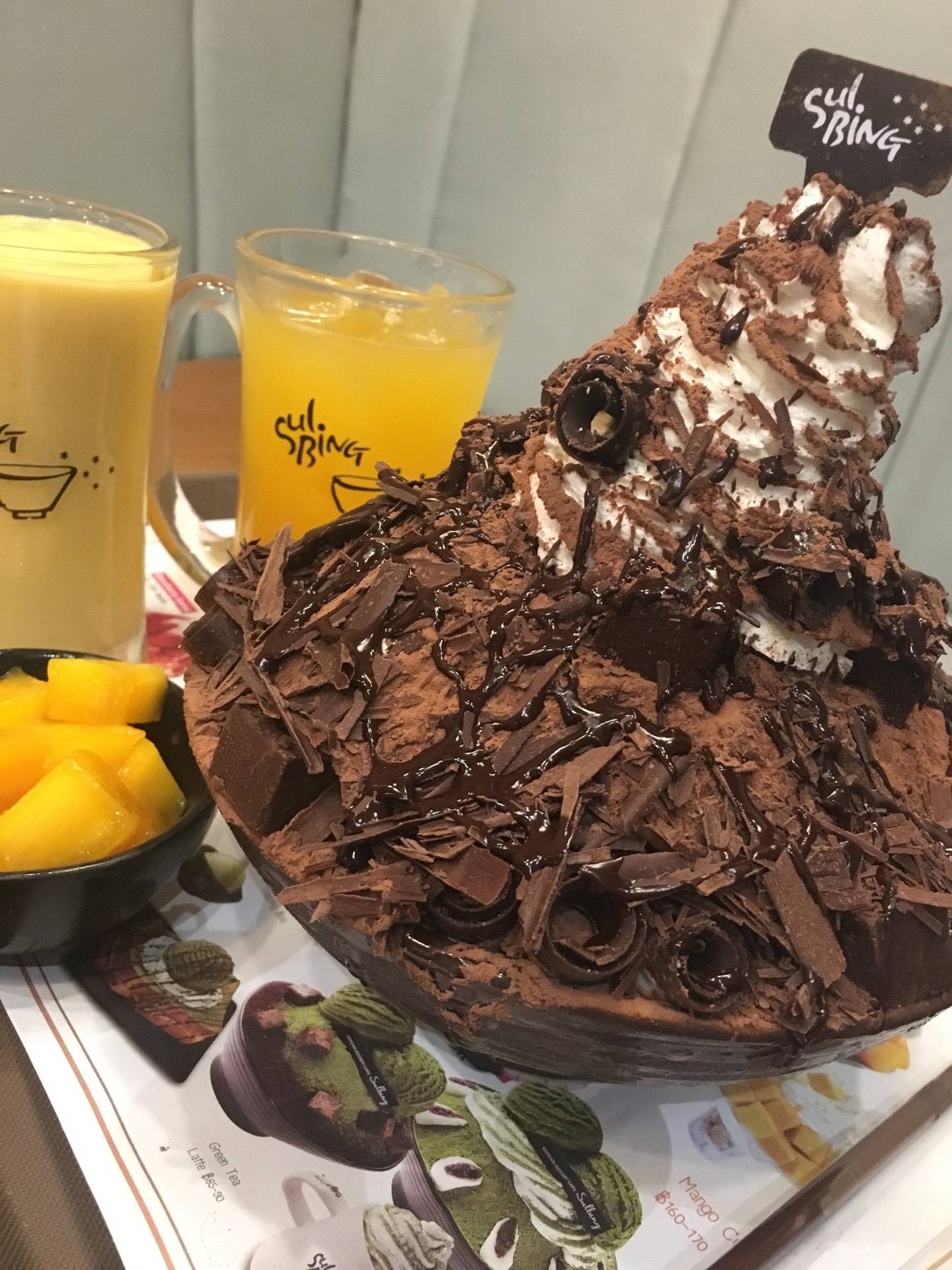 รีวิว Sulbing Korean Dessert Cafe The maze ทองหล่อ - Tok cheese & Mango ...