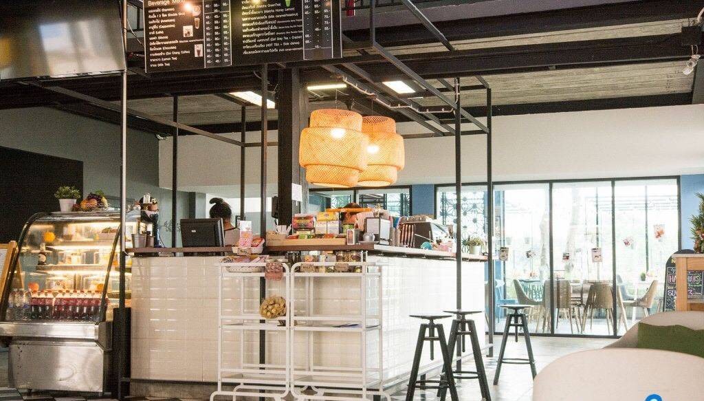 รีวิว Nine Cafe Riverside Banpong - nine cafe บ้านโป่ง