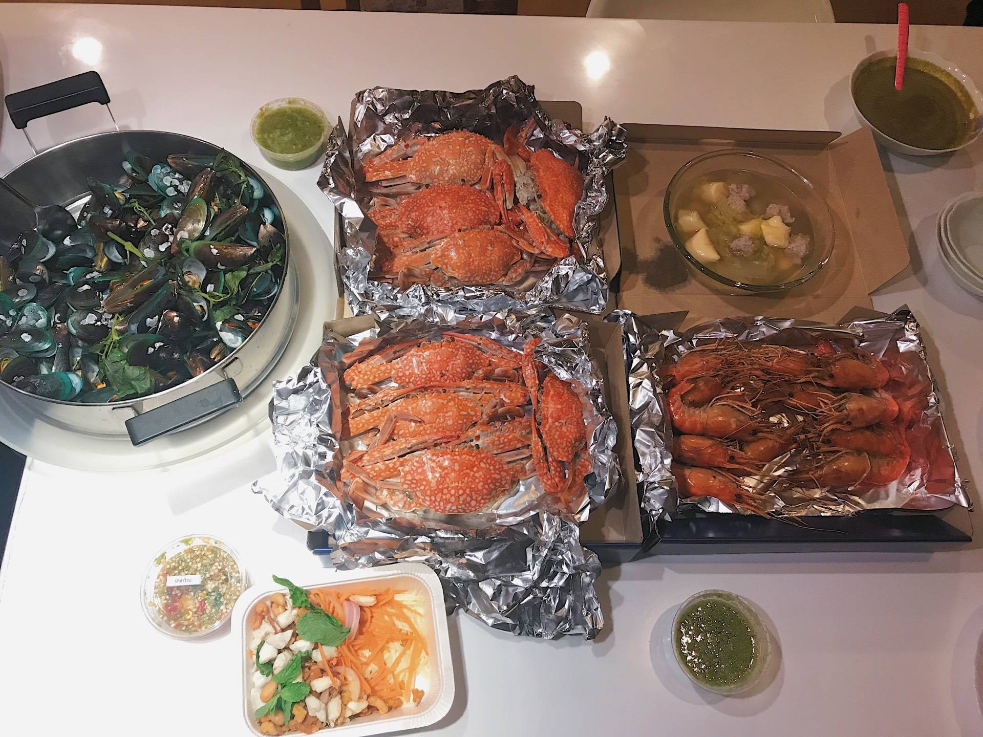 รีวิว Seafood Express พระรามเก้า - สด อร่อยถึงบ้าน - Wongnai