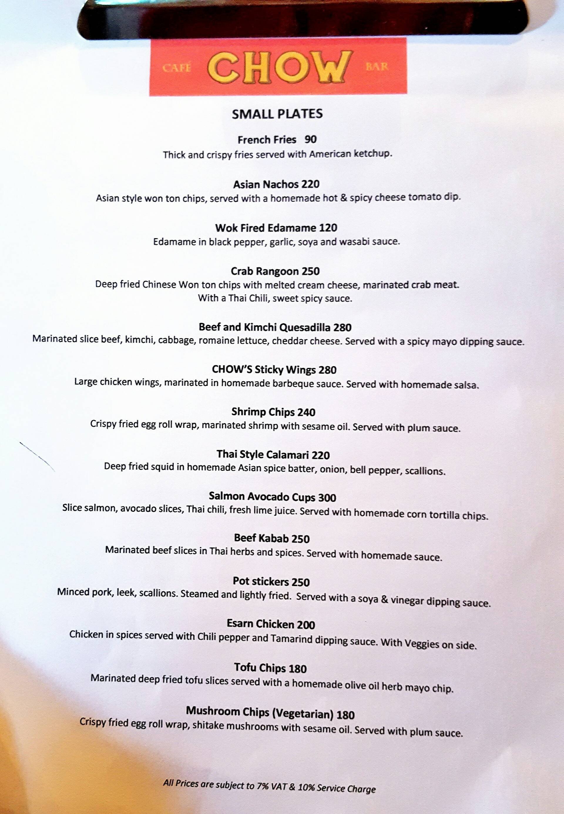 รูป CHOW Cafe & Bar Chow - Wongnai