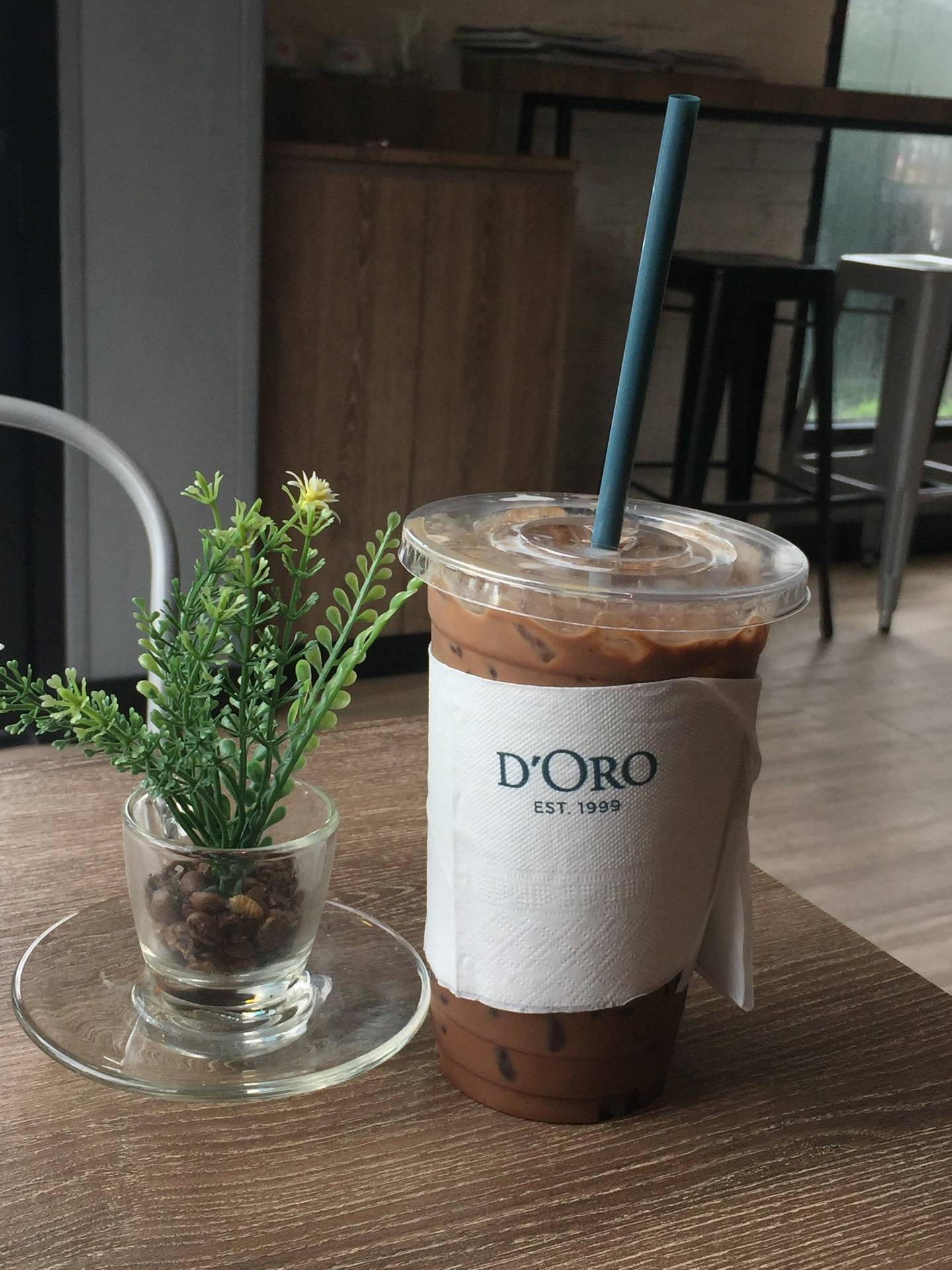 รีวิว D’oro Coffee สวนพลู - กาแฟหอม พร้อมบริการที่ใส่ใจของพนักงาน - Wongnai