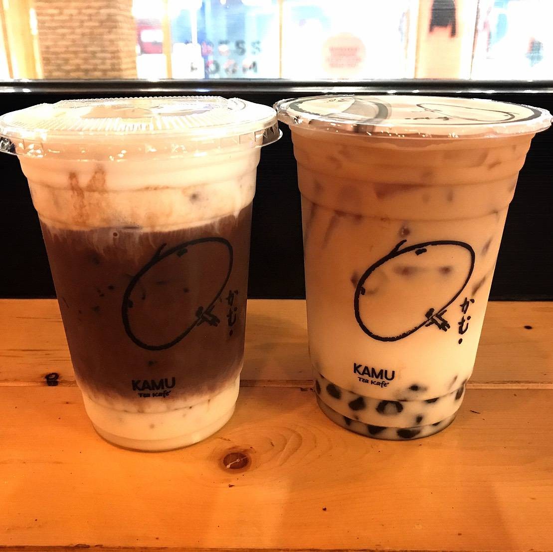 รีวิว Kamu Tea The Street รัชดา - ร้านดูสะอาด ชานมไข่มุกหวานอร่อยถูกใจค่ะ