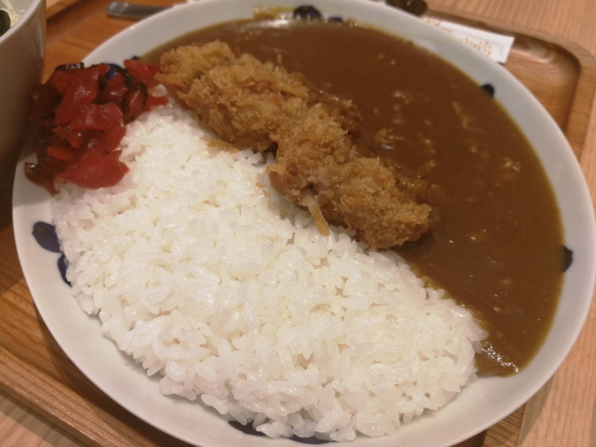 ข้าวแกงหะหรี่สันใน ร้าน Tonkatsu Wako สยามเซ็นเตอร์