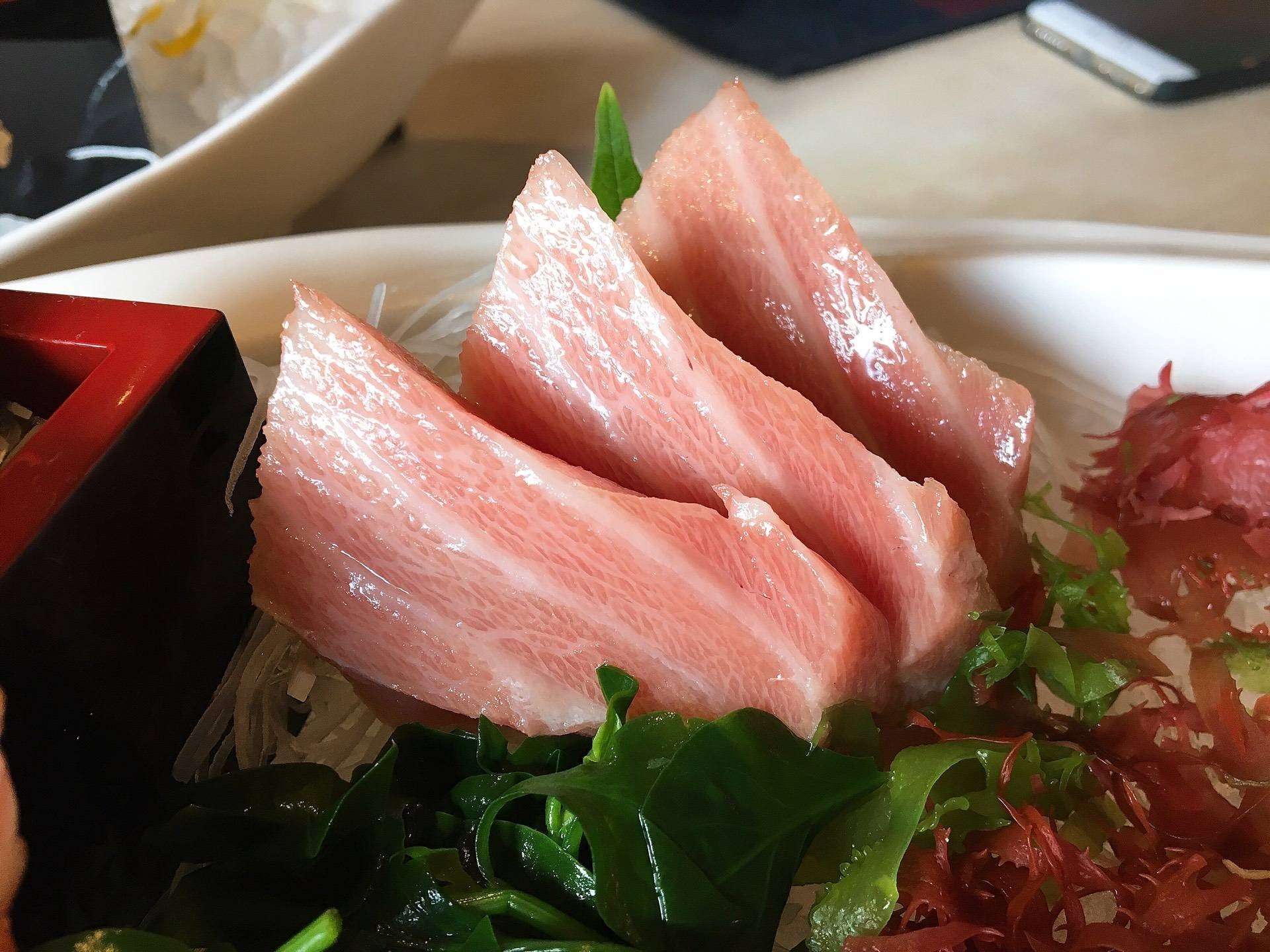 Otoro Sashimi (2pcs) ร้าน Joushitsu Sushi