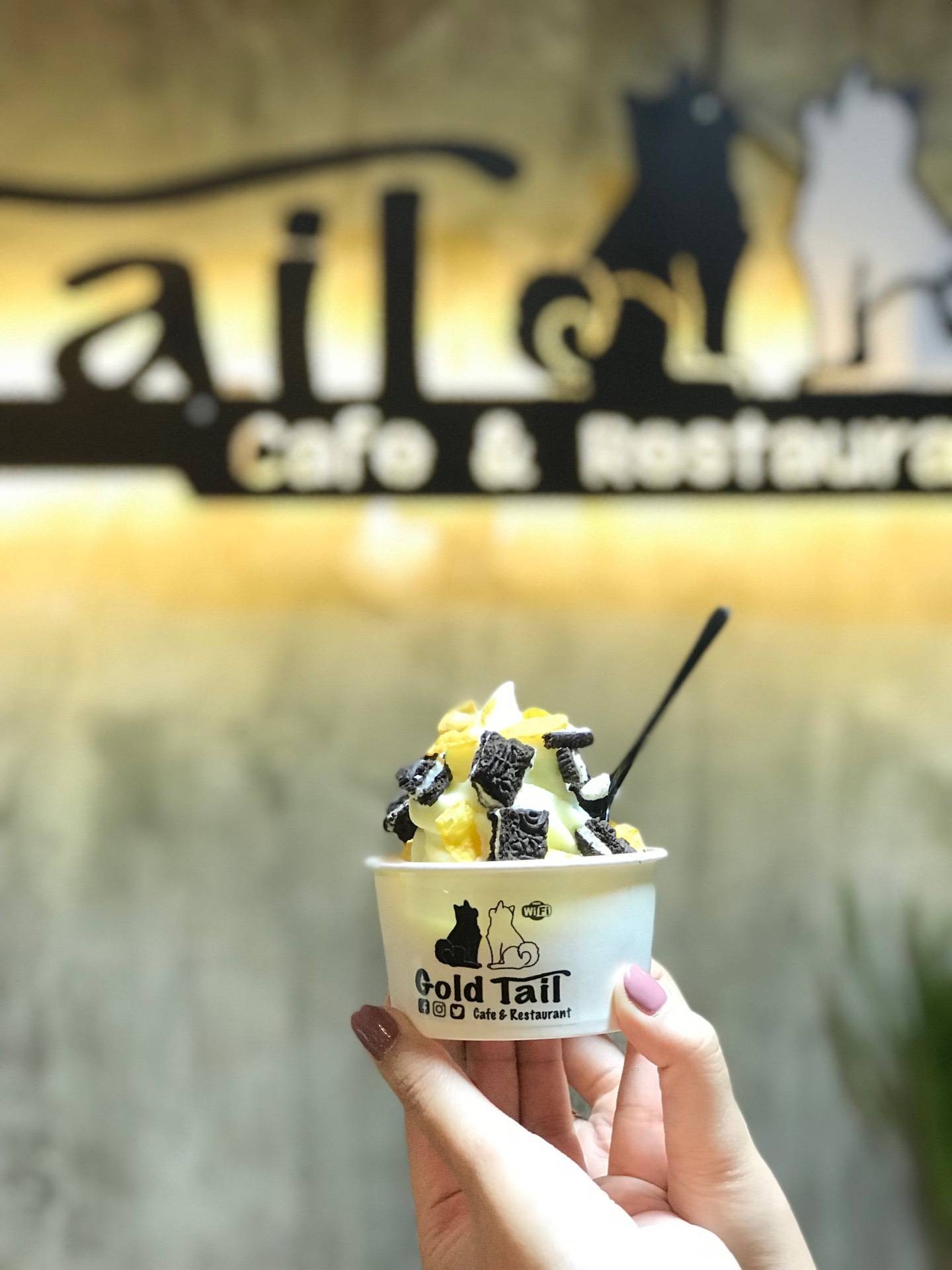 รีวิว Gold Tail Cafe' สระบุรี - ไอศครีมรสชาติอร่อยมากๆ