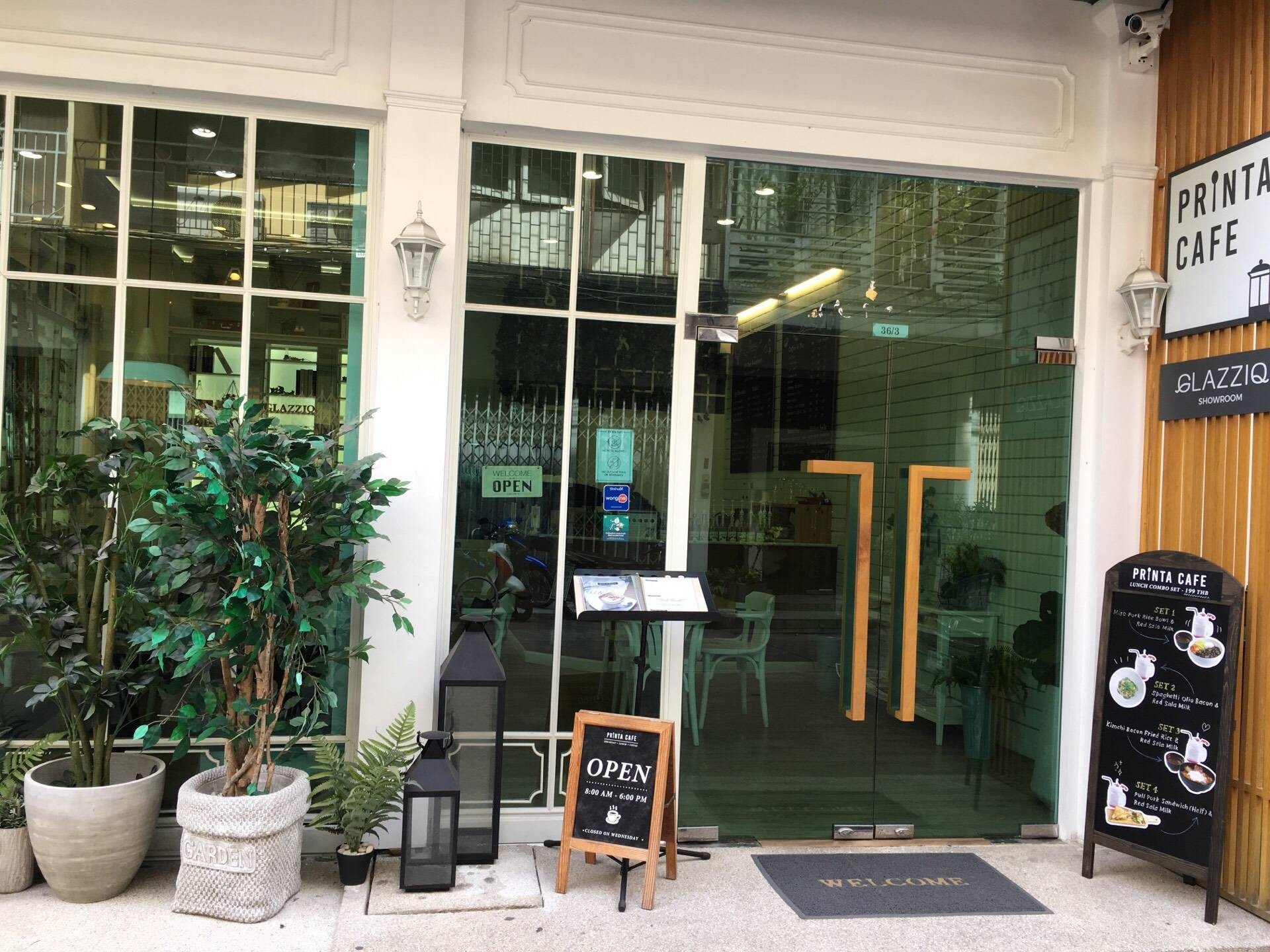 รีวิว Printa Cafe สีลม - ร้านสวย บรรยากาศดี อาหารอร่อย