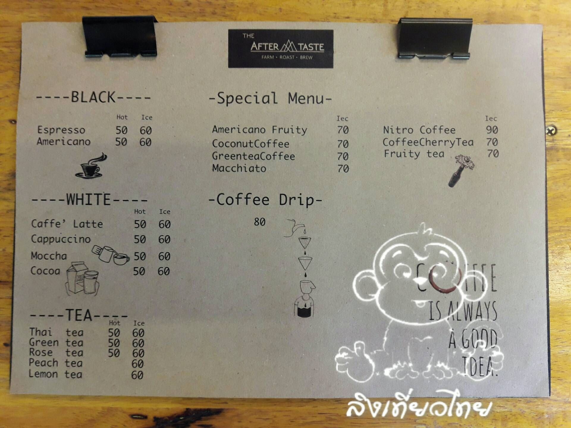 รีวิว The Aftertaste Drip Coffee - เล็กพริกขี้หนู ไม่ลองไม่ได้