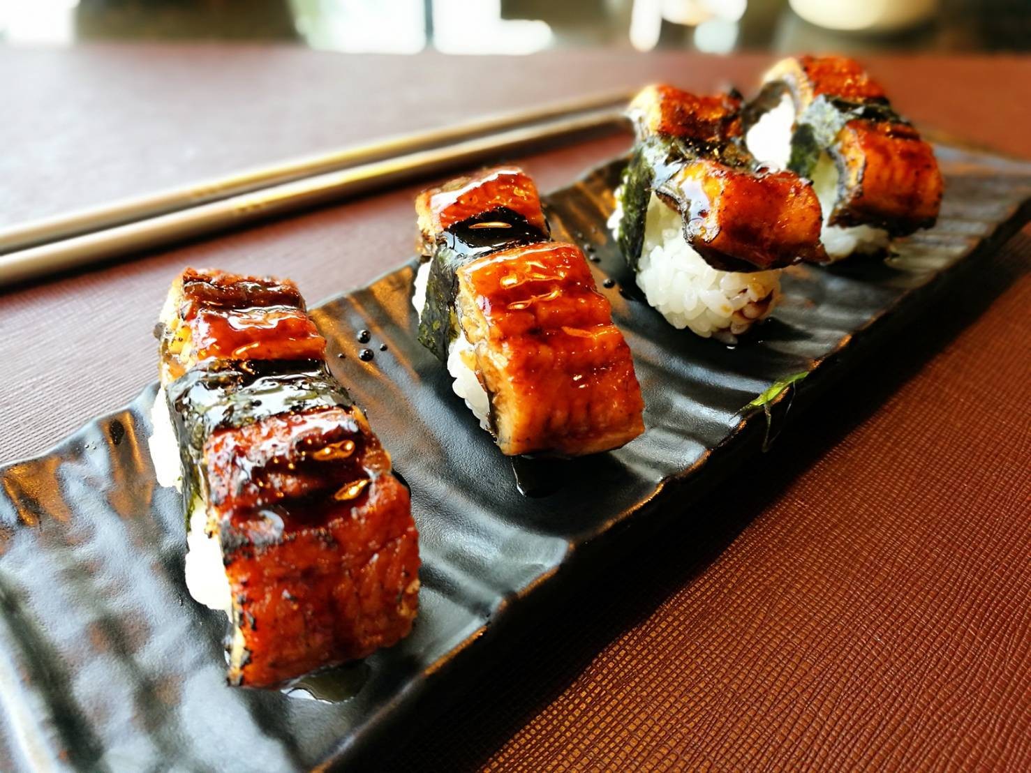 Unagi sushi ร้าน The Log International Buffet - Wongnai