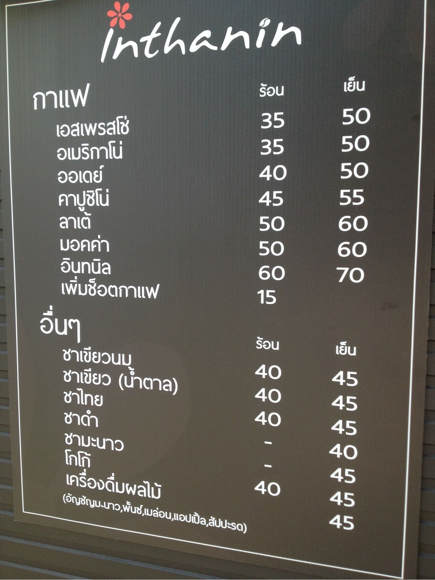 รูป Inthanin Coffee ปั๊มบางจาก ศรีนครินทร์