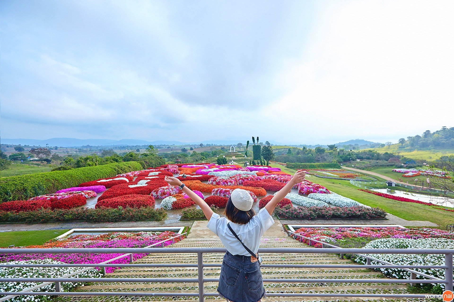 เที่ยววังน้ำเขียว ชมทุ่งดอกไม้ที่ ฟลอร่า พาร์ค & โรส พาร์ค