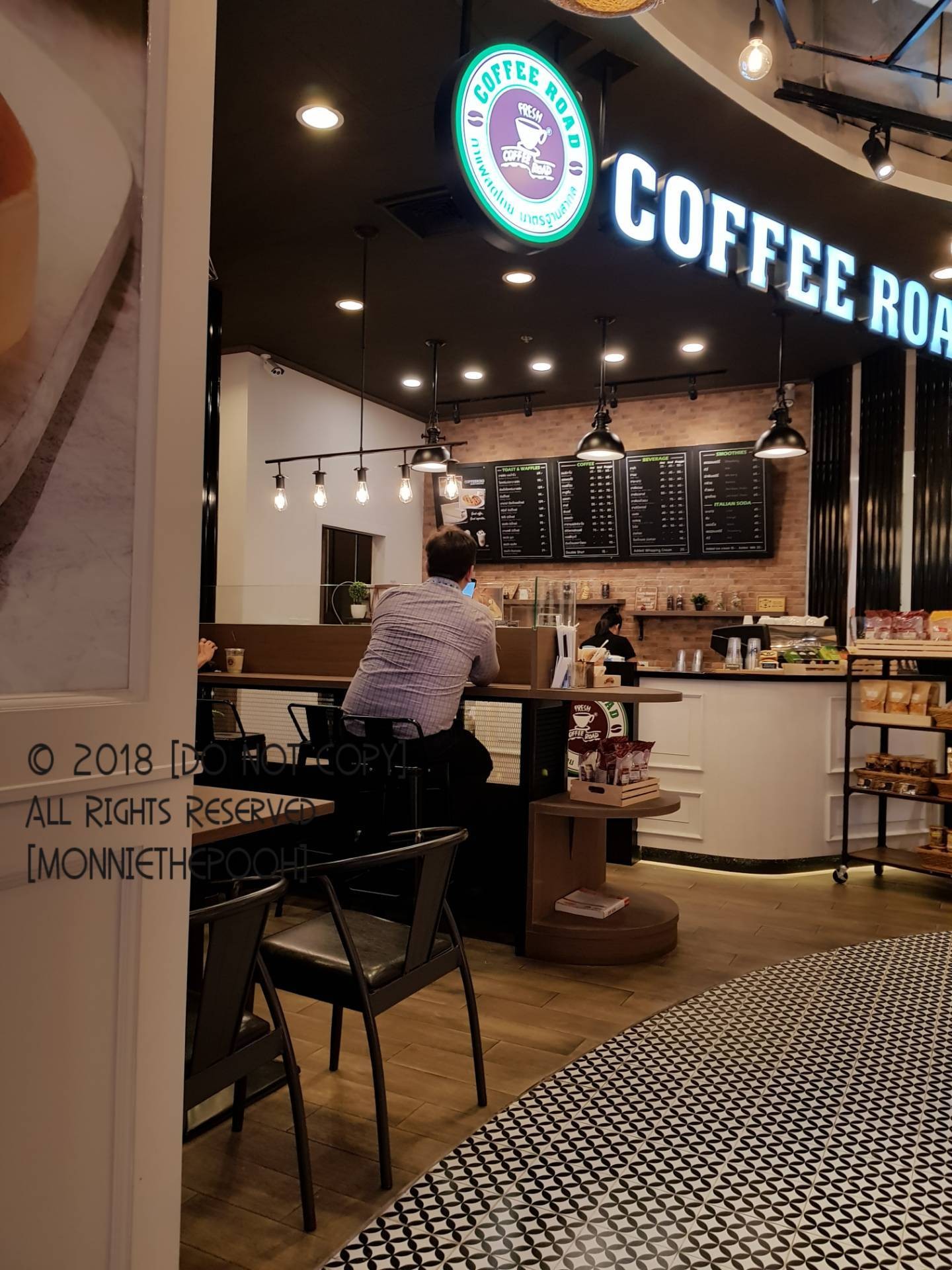 รีวิว COFFEE ROAD @ Gourmet Market MRT ลาดพร้าว - ชามะนาวร้อนก็ใช้ได้นะ
