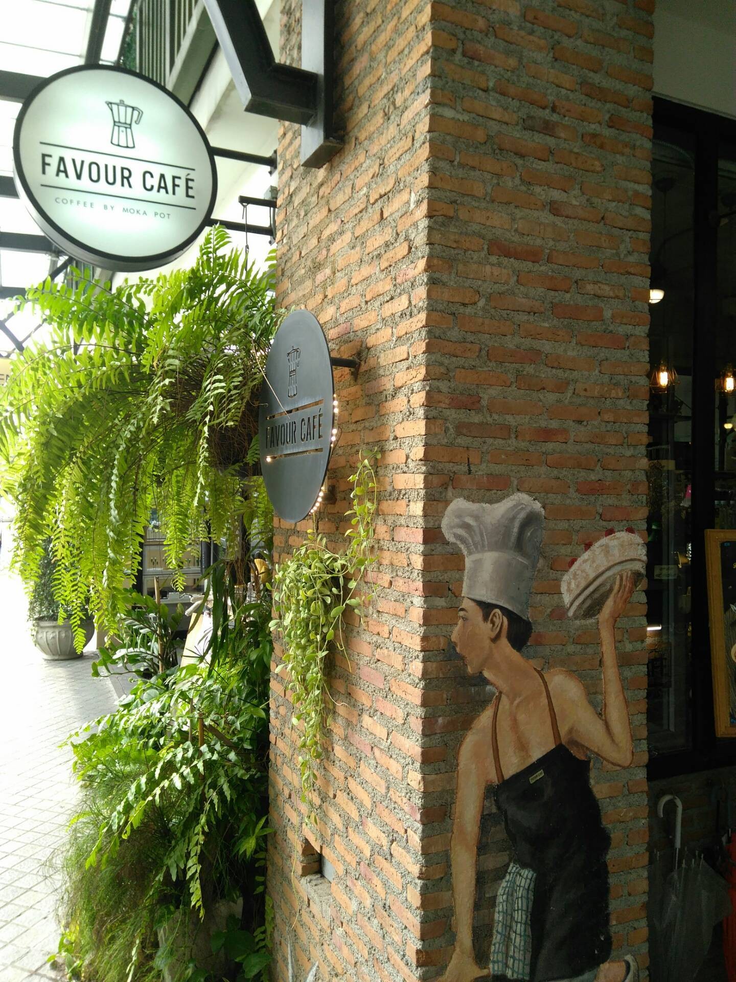รีวิว FAVOUR CAFE' - ร้านกาแฟที่ใช้ Moka Pot ต้มอย่างเดียว ร้านในแหล่งท่องเที่ยวสุดชิค @Tha ...