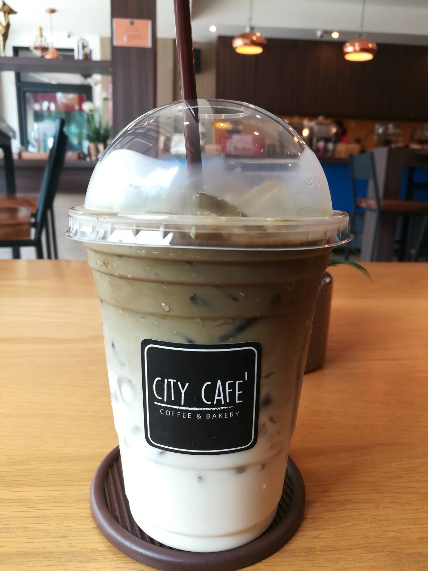 โฮจิฉะลาเต้ • 65฿ ร้าน City Cafe' coffee&bakery - Wongnai