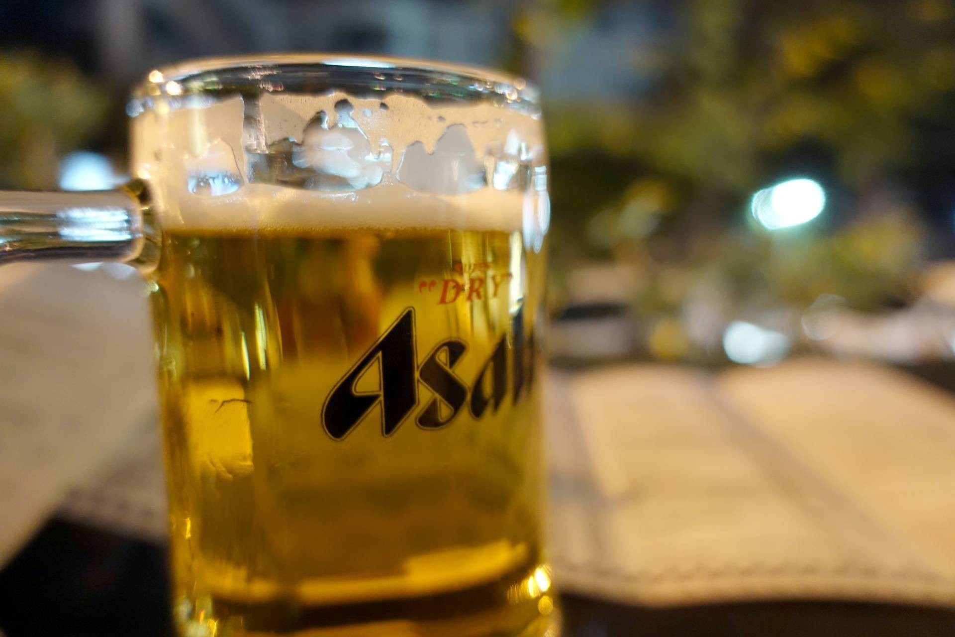 asahi super cold ร้าน Mickey's Diner BKK - Wongnai