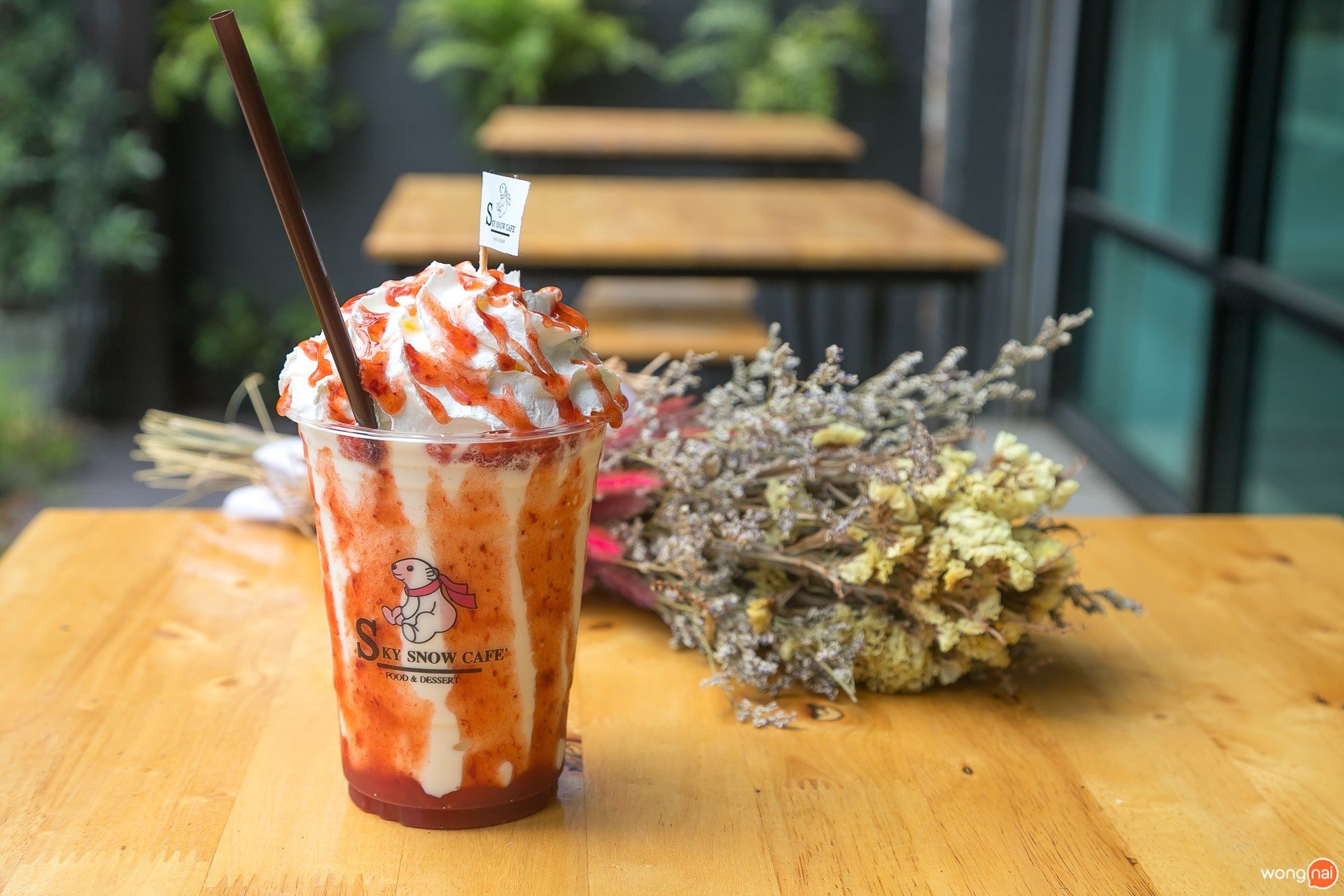 คาเฟ่ บรรยากาศดีอยุธยา Sky Snow Cafe’ คาเฟ่หมีขาวสุดน่ารัก