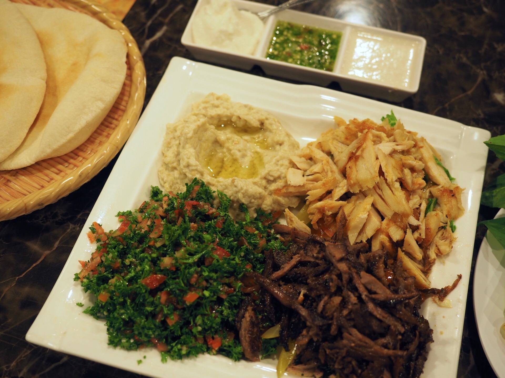 Set Of 4choices ร้าน Beirut Lebanese Restaurant อาคารเพลินจิต เซ็นเตอร์ ...