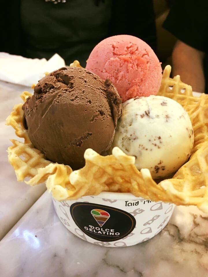 รีวิว Dolce Gelatino - โดเช่ เจลาติโน่ CentralPlaza Rama 2 - ice cream ...