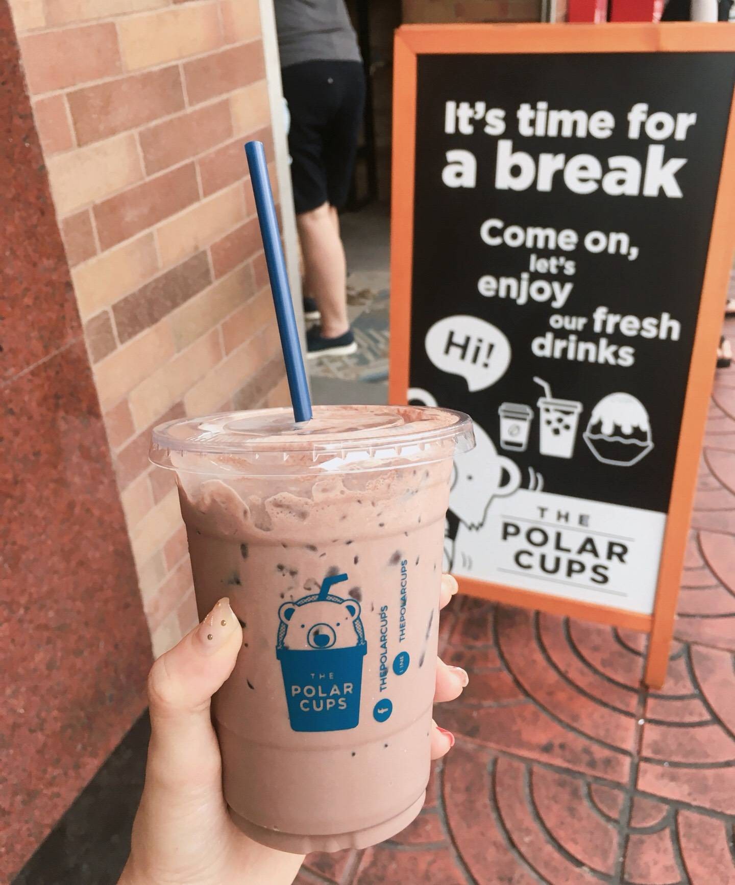 รีวิว THE POLAR CUPS เยาวราช, แยกเฉลิมบุรี - ชอคโกแลตเย็นอร่อย แก้วน่ารัก