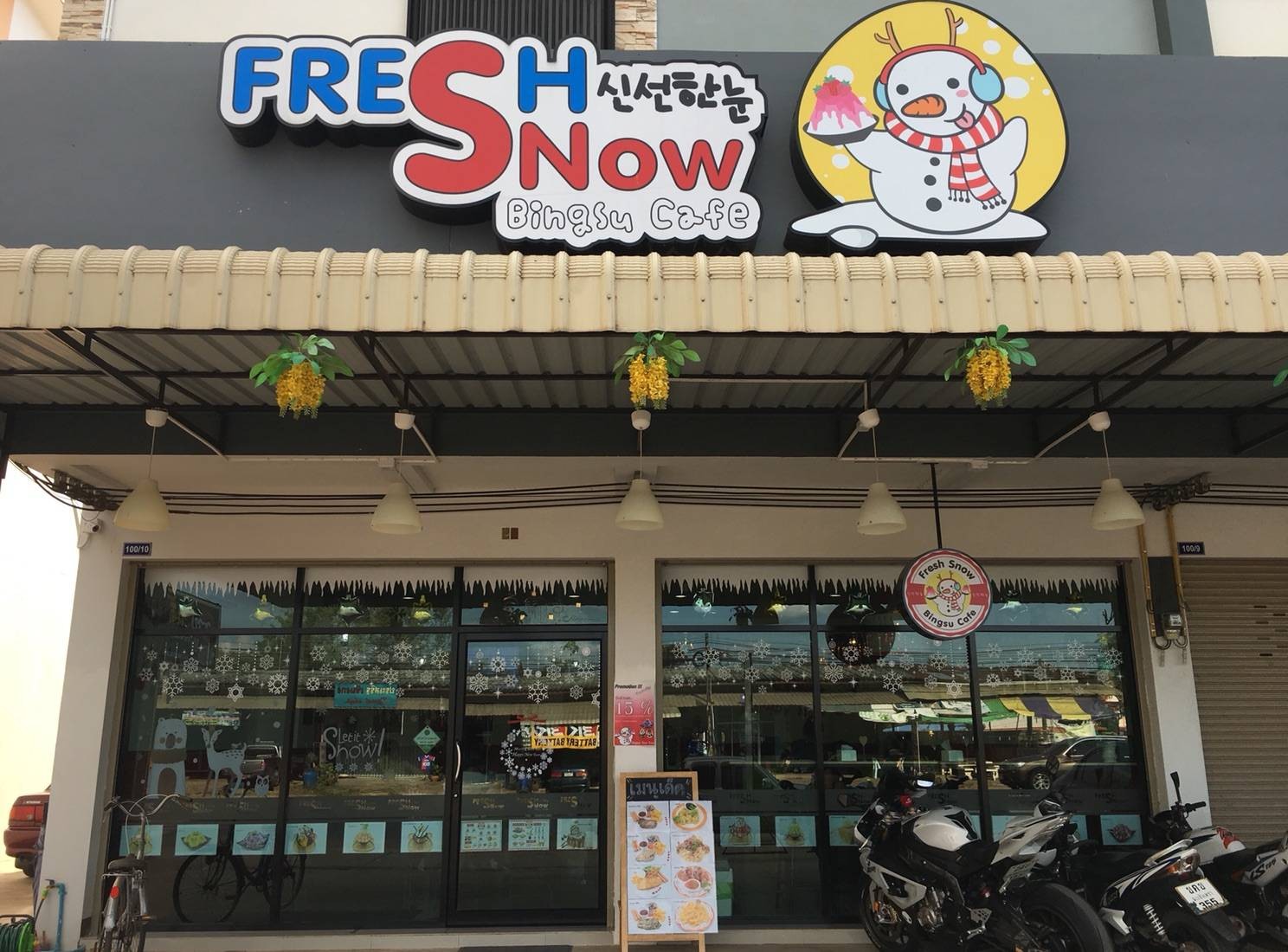 รีวิว Fresh Snow Bingsu Cafe - ฺสุดยอด Bingsu ของพนมสารคาม