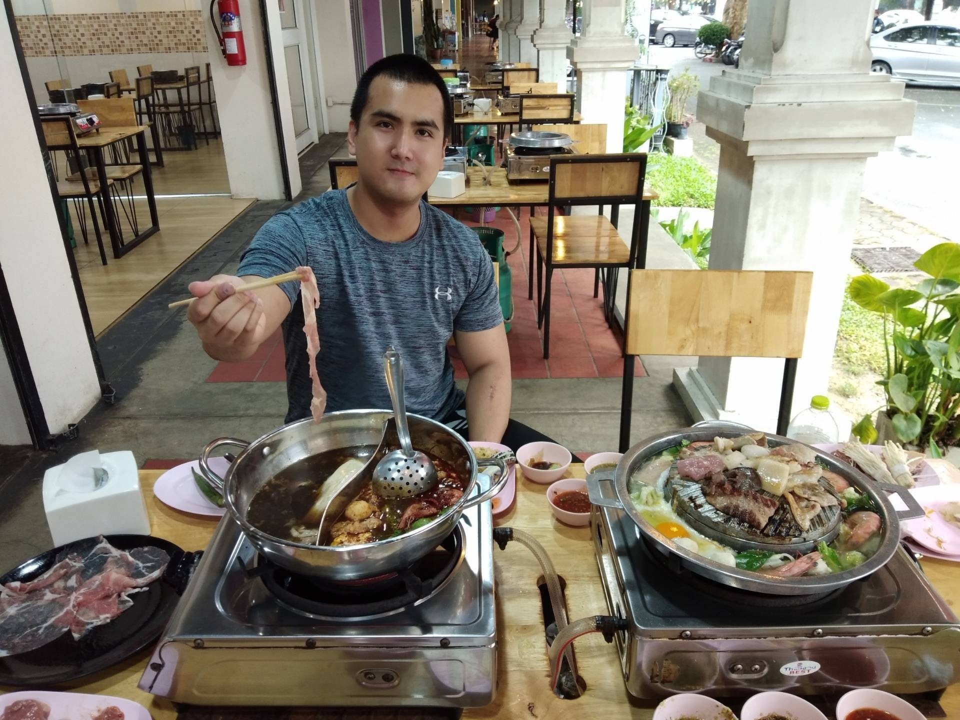 รีวิว Ninja Shabu JJ market - อร่อย สะอาด บริการดี คุ้มราคา