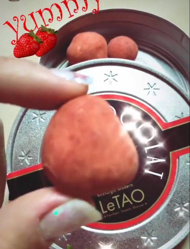 PETIT CHOCOLAT STRAWBERRY ร้าน LeTAO สยามพารากอน