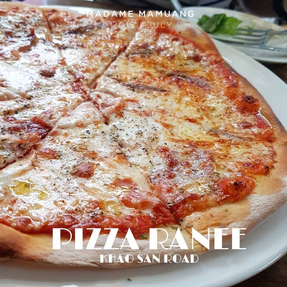 รีวิว Ranee's Restaurant Khoasan road - พิซซ่าเตาถ่าน พาสต้าทำเส้นเอง
