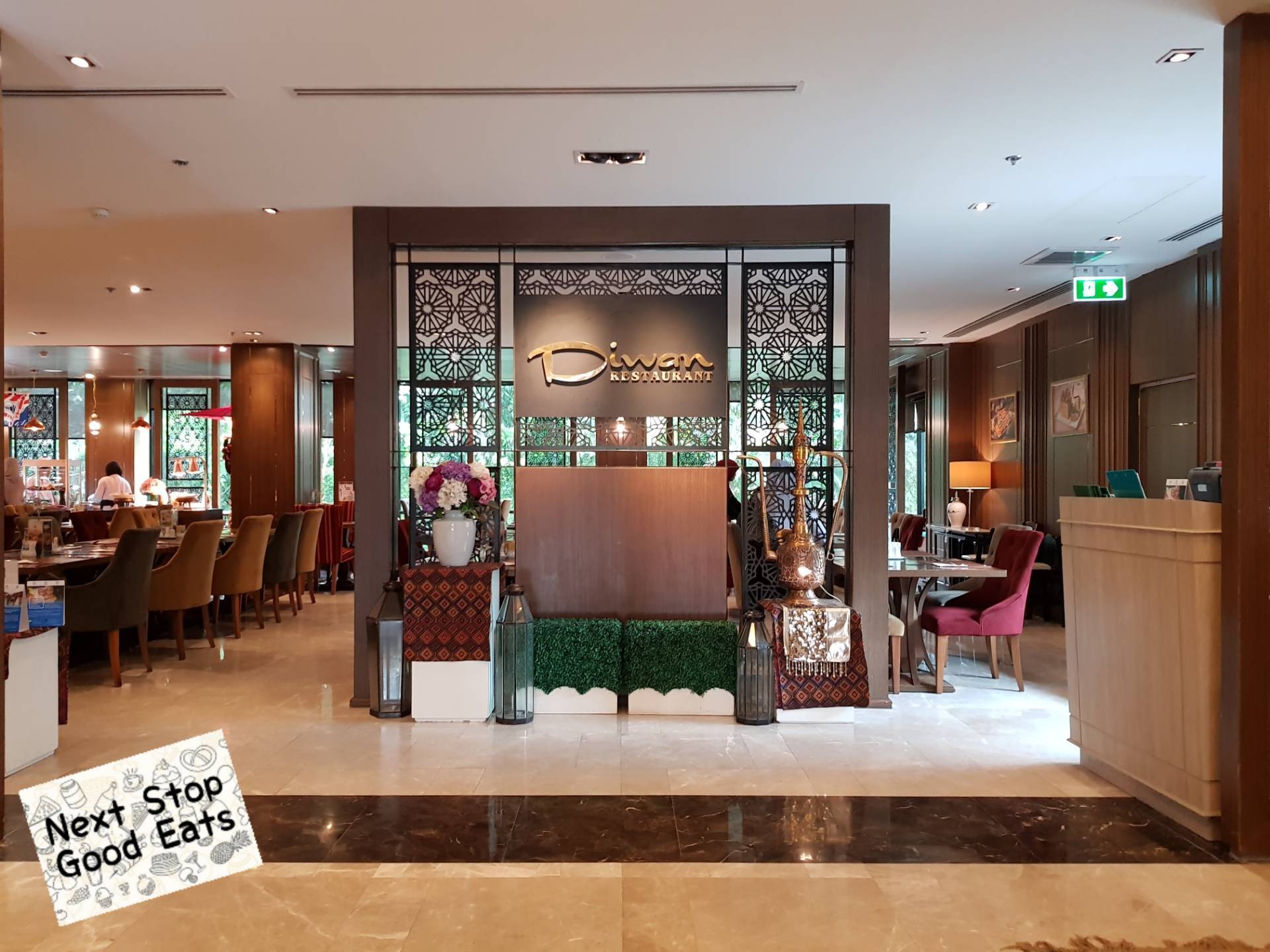 รีวิว Diwan Restaurant at Al Meroz Hotel - บุฟเฟต์มื้อเที่ยง ใช้ได้เลยค่ะ