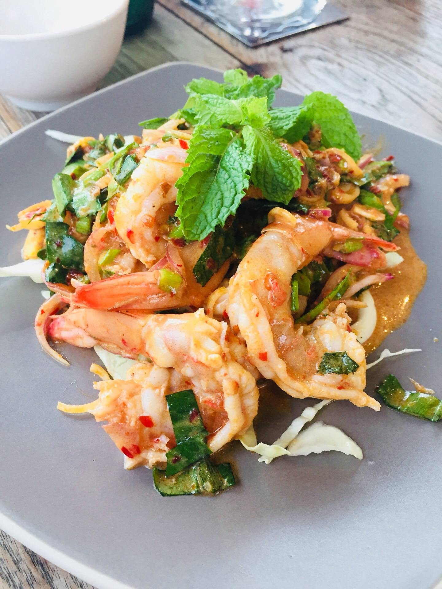 พล่ากุ้ง ร้าน Kookkai cha - Wongnai