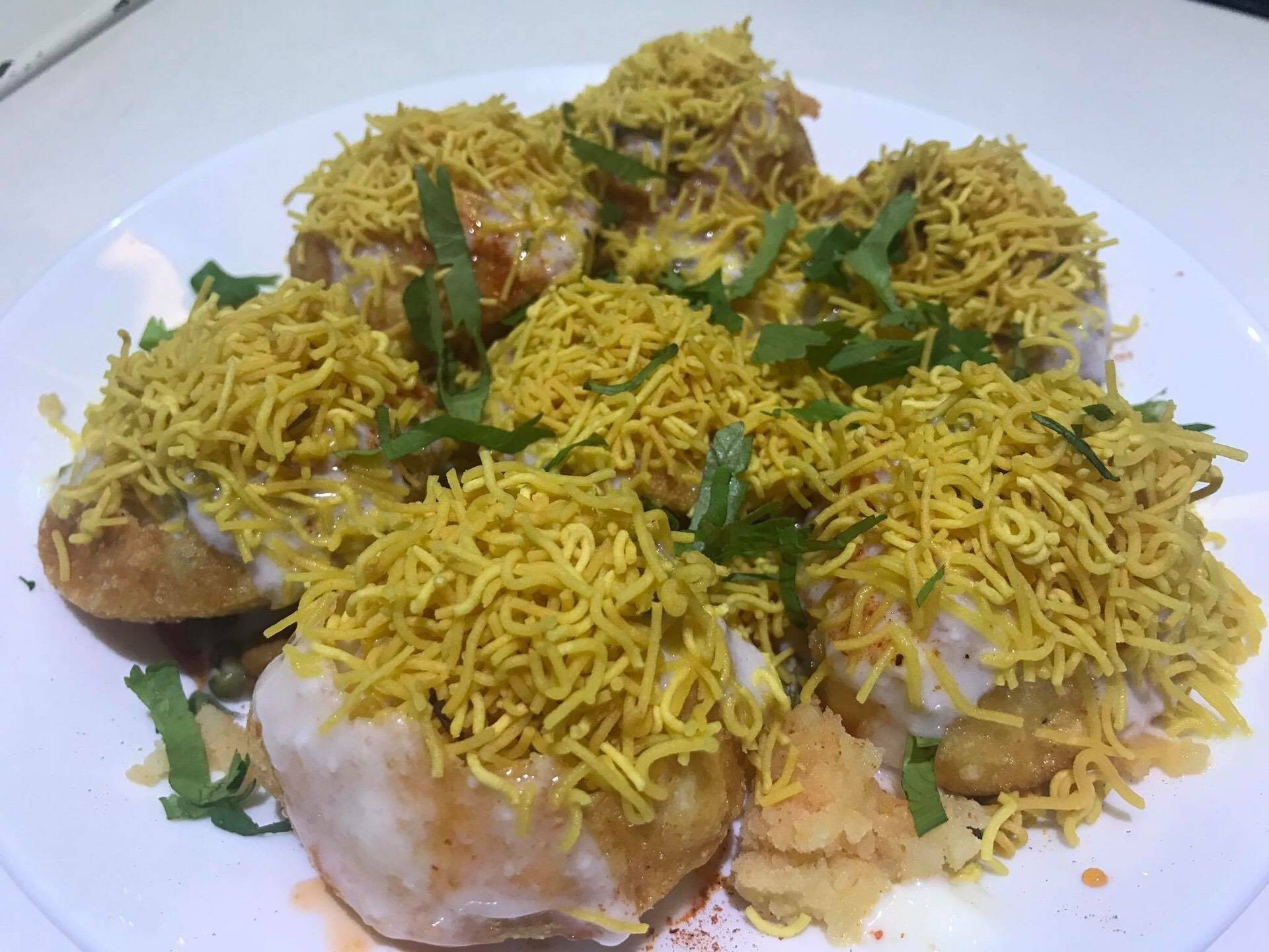 Dahi Sev Puti ร้าน Taste Of Mumbai HajiAli