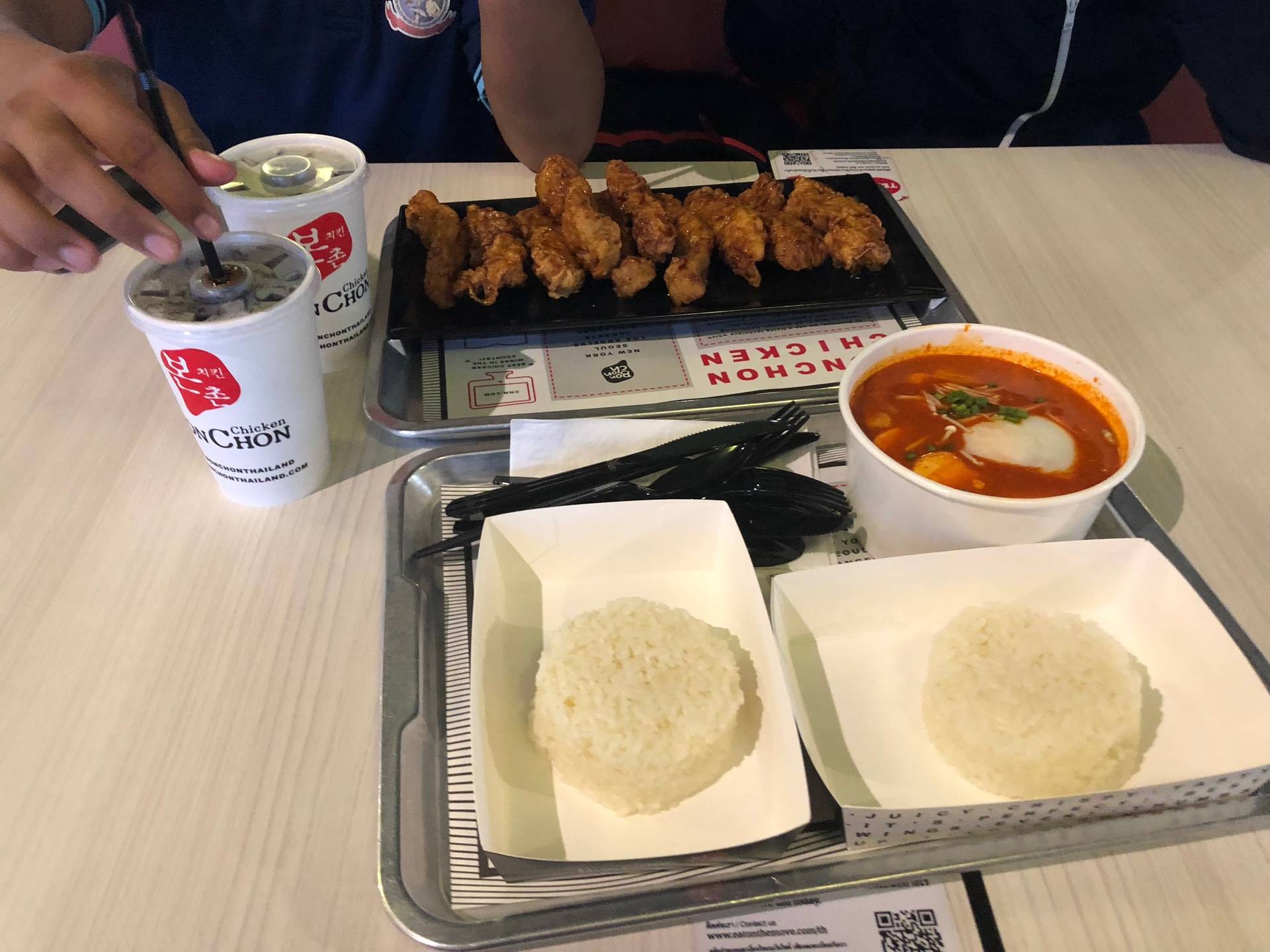 รีวิว Bonchon Korean Fried Chicken (บอนชอนไก่ทอดเกาหลี) สนามบินดอนเมือง ...