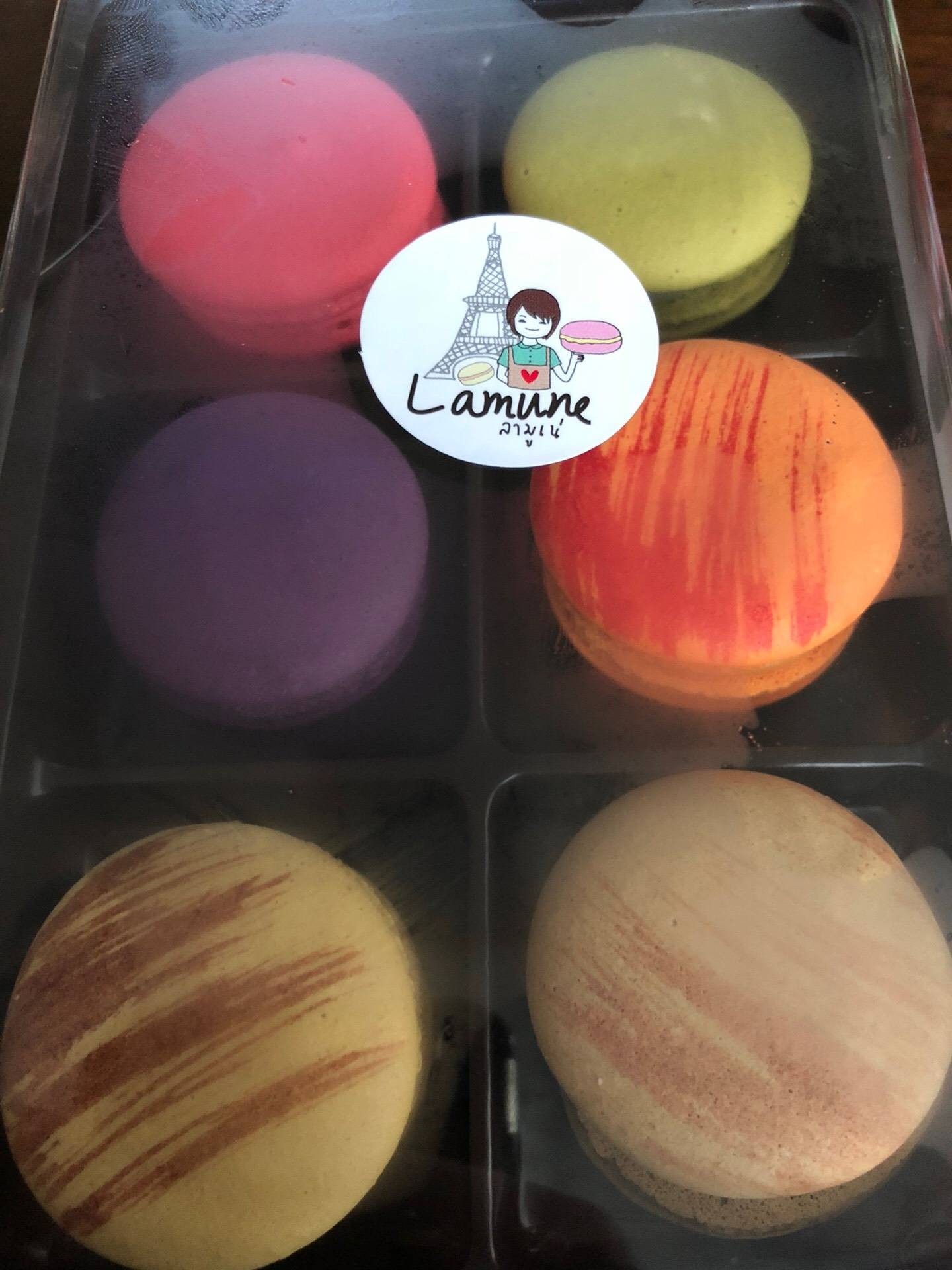 รีวิว Lamune ตลาดคลองสาน - มาการองอร่อย สีสันสดใส - Wongnai