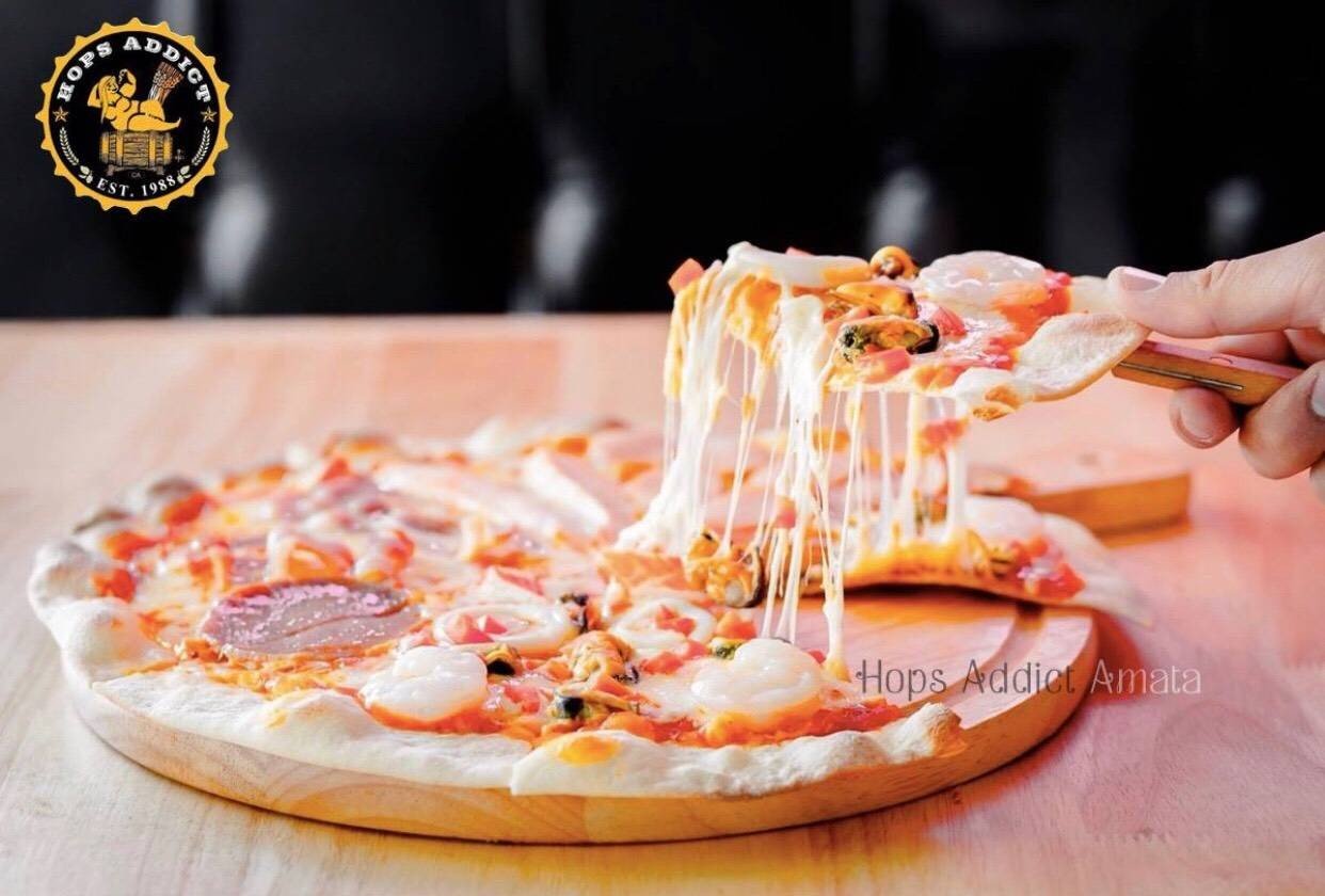 รีวิว Hopf Addict Amata อมตะนคร - เบียร์หลากหลายมาก อาหารอร่อย พิซซ่ากับสปาเกตตี้ดีมากต้องลอง ...