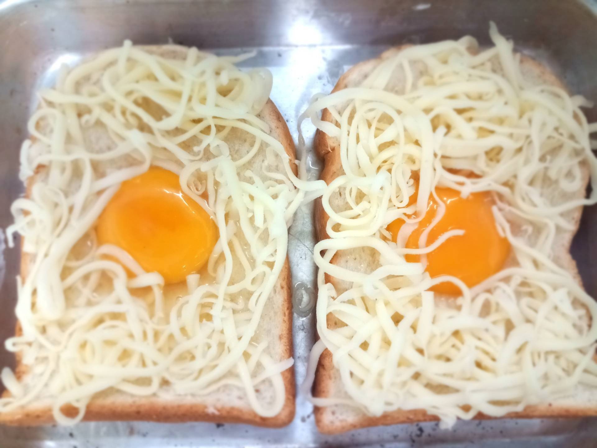 สูตร โทส ไข่ดาวอบชีส พร้อมวิธีทำโดย DawDaw Homemade - Wongnai Cooking