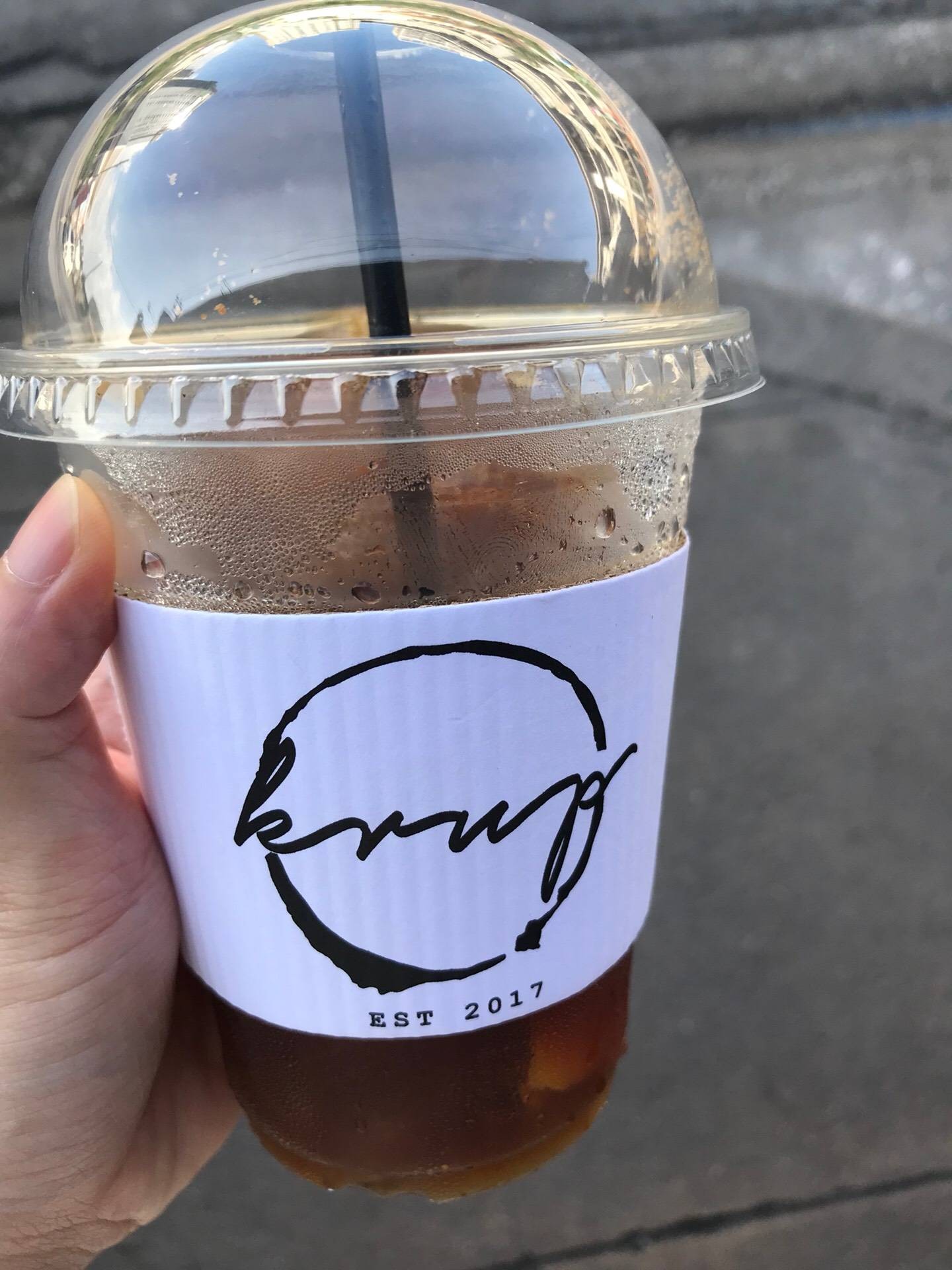 รีวิว Krup Cafe - americano soda สดชื่น เหมาะกับวันอากาศร้อนๆมาก